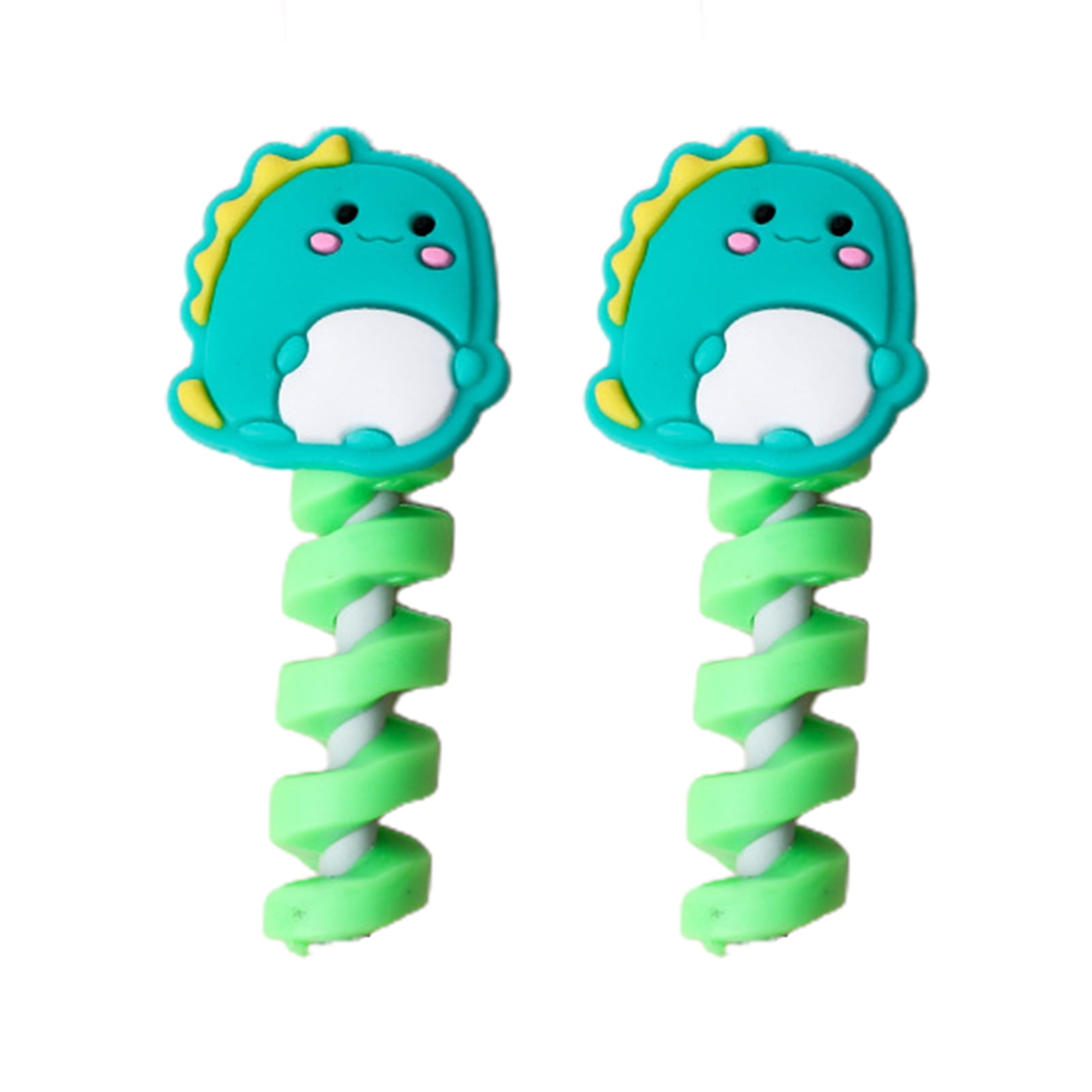 Huanledash 2Pcs Cartoon Animal Bear Cable Protectors Organizer for USB ...