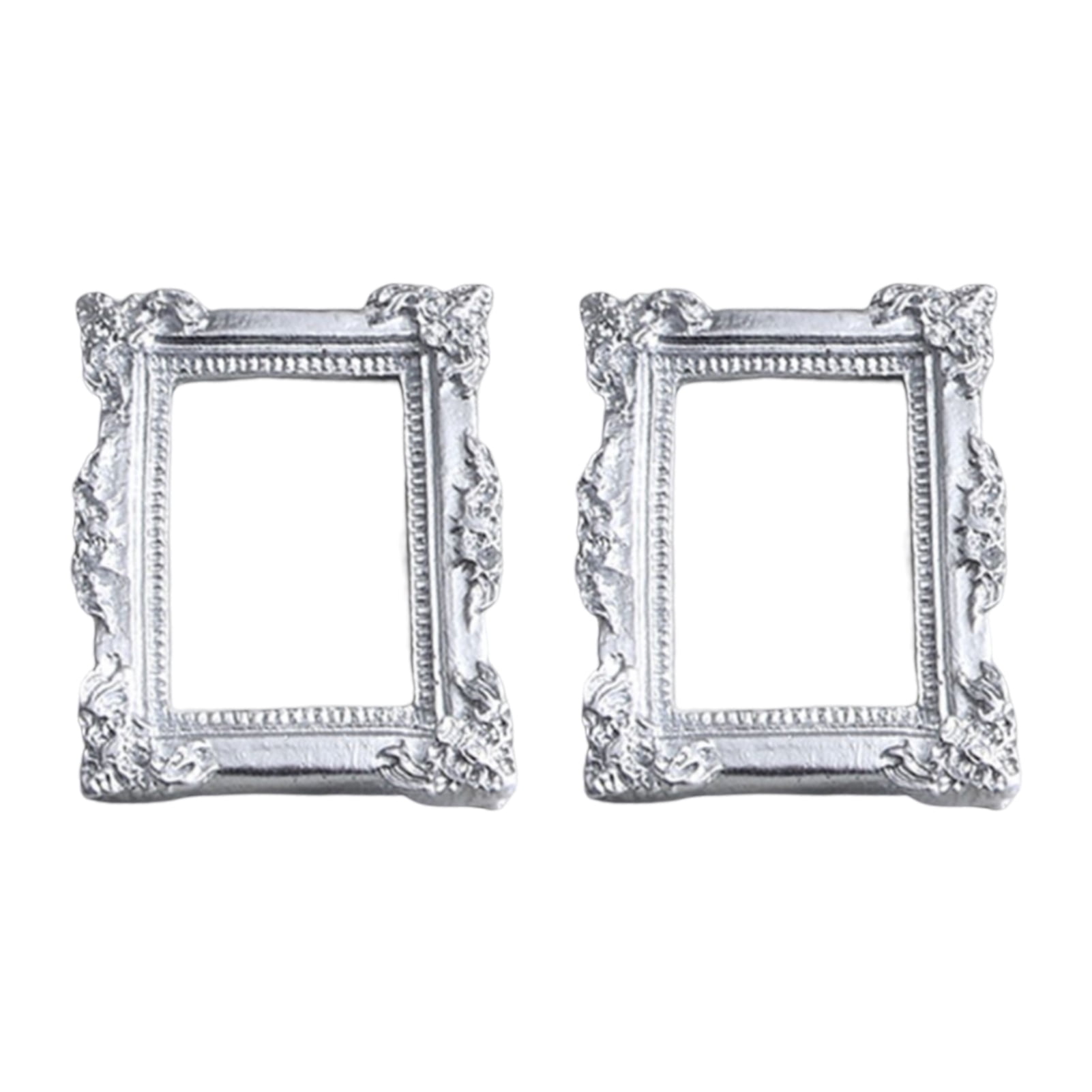 Huanledash 2Pcs Photo Frames Anti-deformed Vintage Resin European Style ...