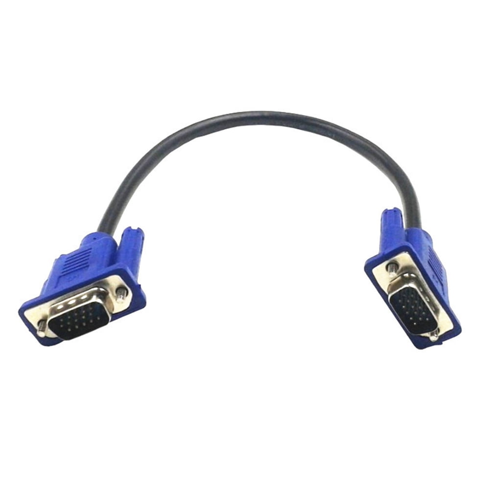 Huanledash 30cm Male to Male VGA Extension Cable Cord for PC Computer ...