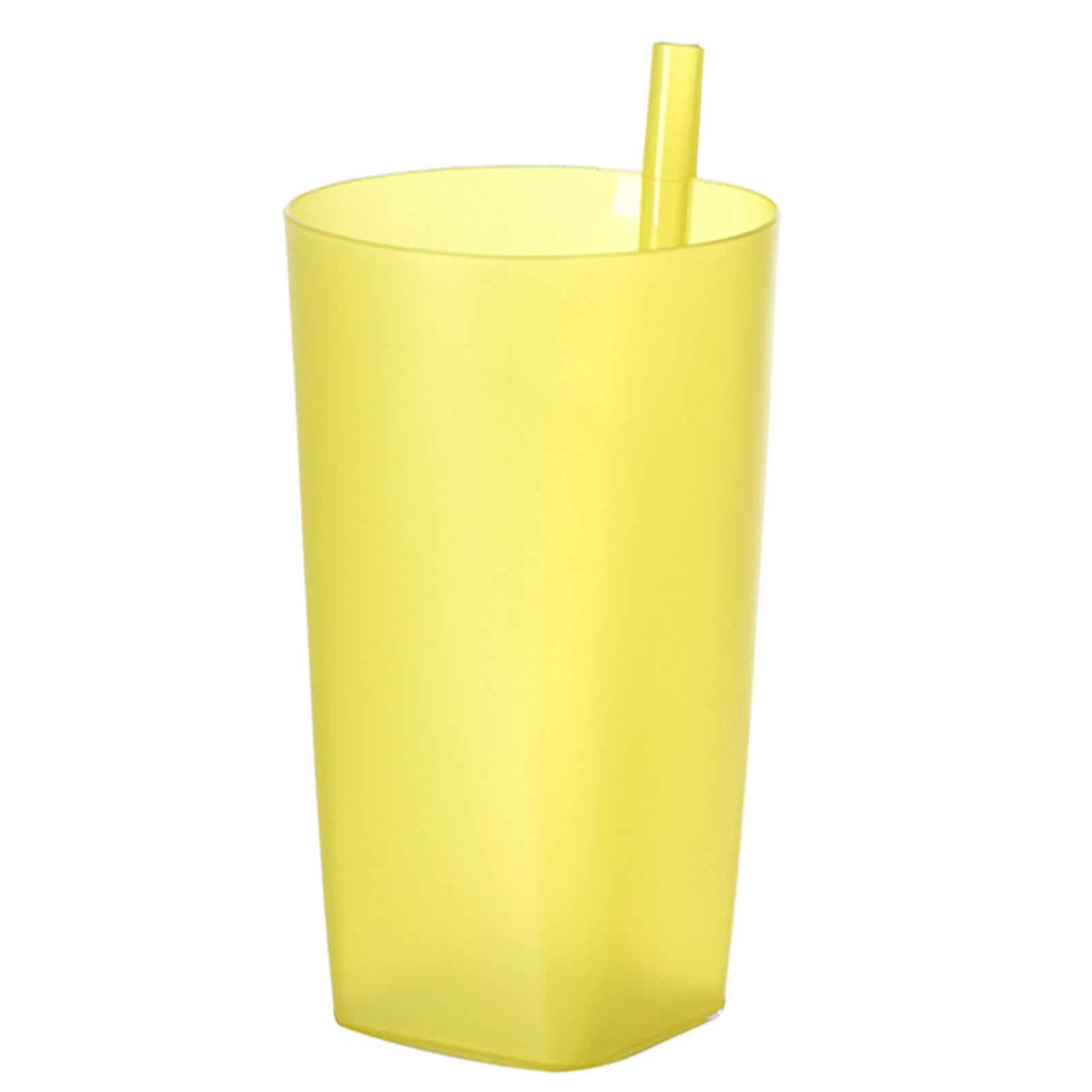 Huanledash 360ml/380ml Straw Cup Smooth Edge Large Capacity Leak-proof ...