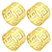 Efavormart Enticing Gold Plated Aluminum Napkin Rings for Place ...