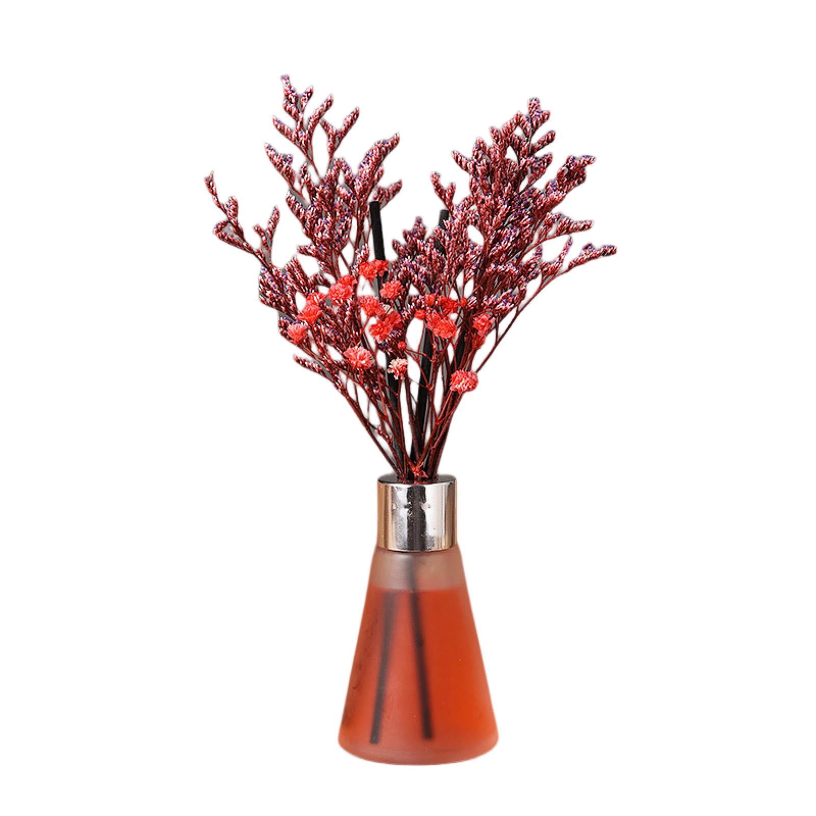 Huanledash 50ML Aroma Ornament Frosted Bottle Plant Rattan Sweet ...