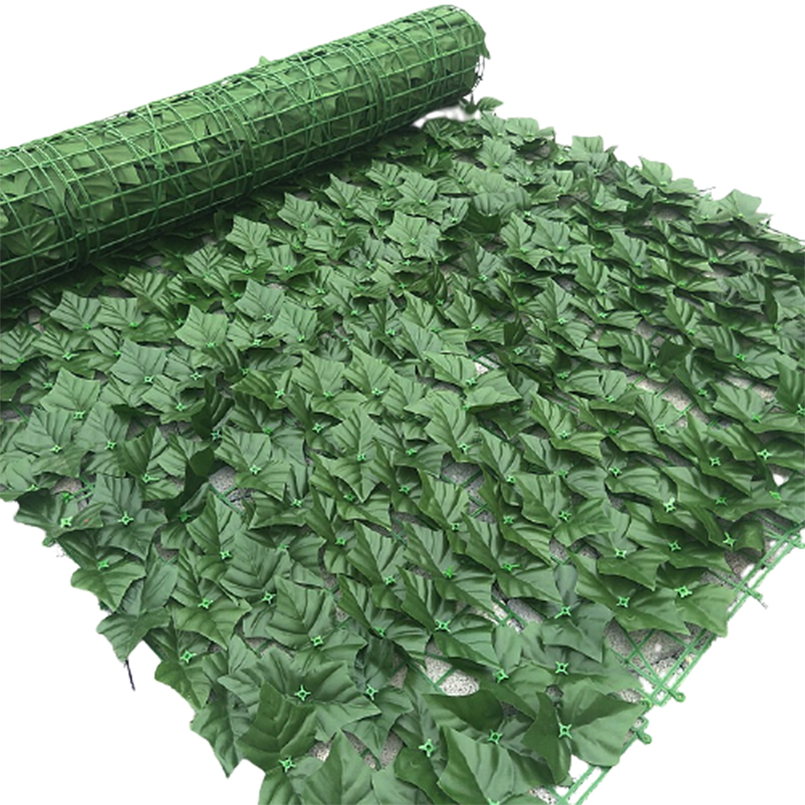 Huanledash 50x100cm Artificial Fence Leaf Roll Privacy Screen Hedge ...