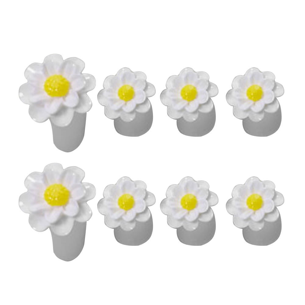 Huanledash 8Pcs Flower Round Heart Silicone Toe Separators Divider ...
