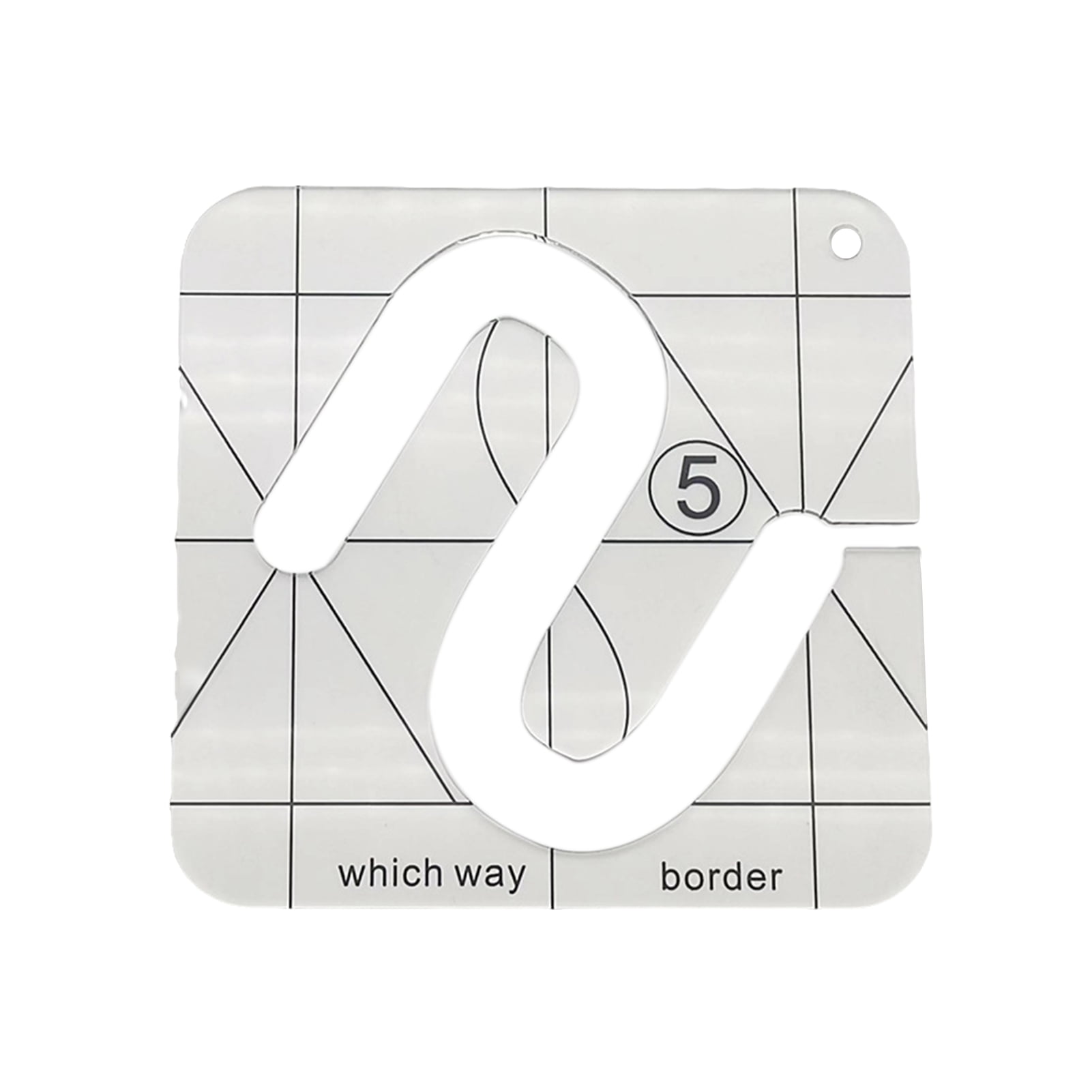 Huanledash Acrylic Quilting Template Pratical Free Motion Quilting ...