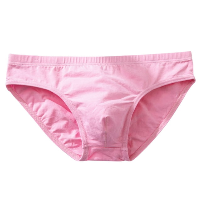 Huanledash Adult Man Briefs Stretchy Breathable Solid Color Male