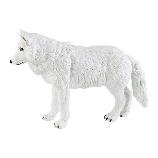 Huanledash Arctic Wolf Model Various Realistic White Wolf Miniature ...