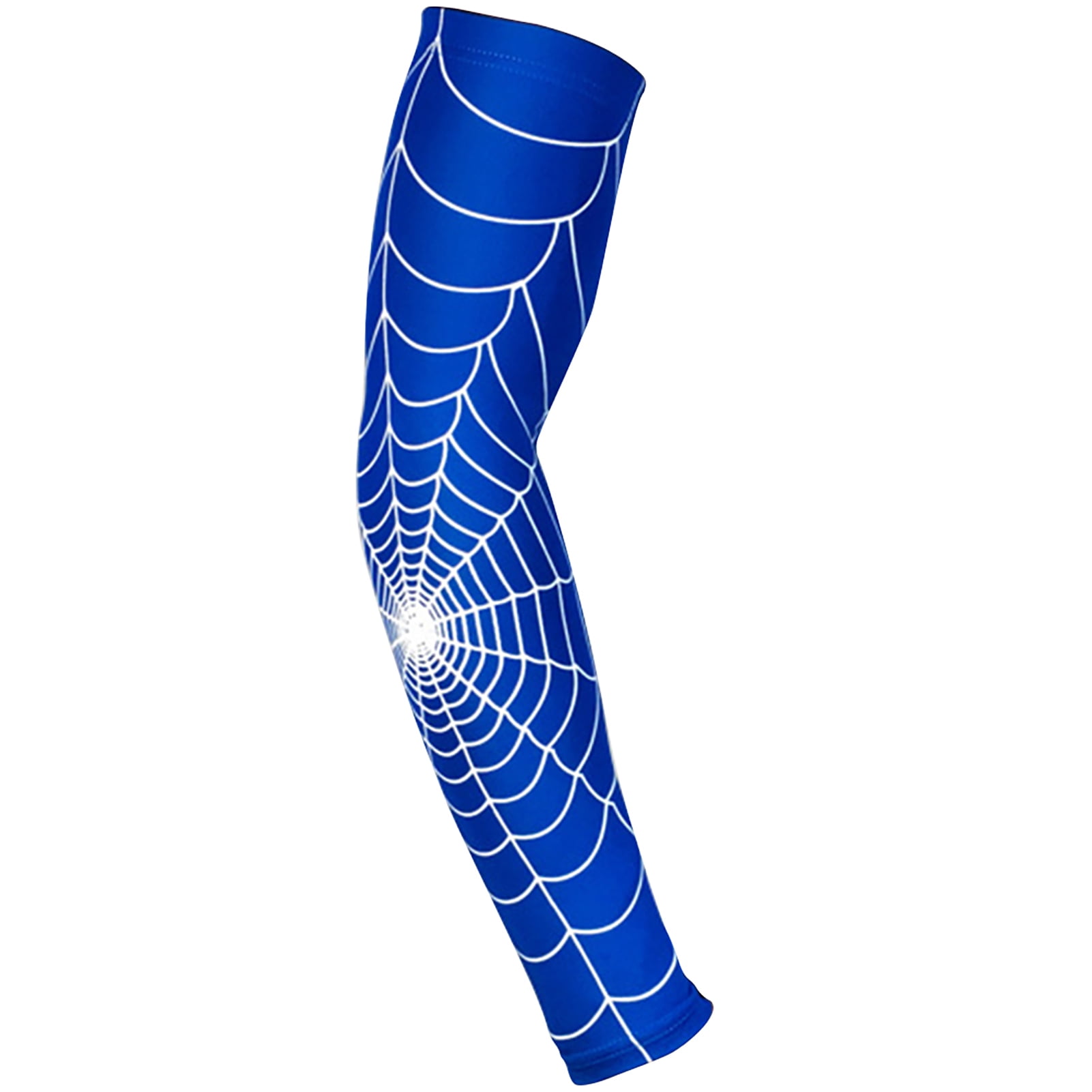 Huanledash Athletic Sleeves Spider Web Pattern Breath Ability Arm ...