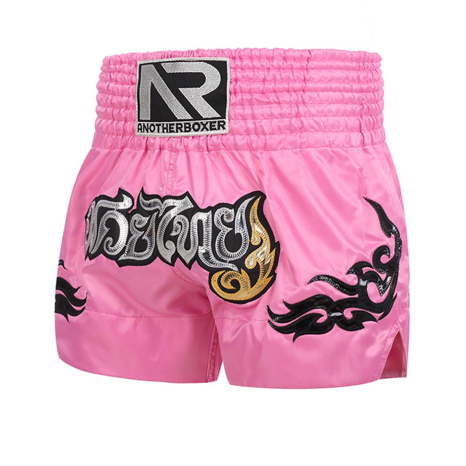 Huanledash Boxing Shorts Anti-friction High Elasticity Breathable Muay ...
