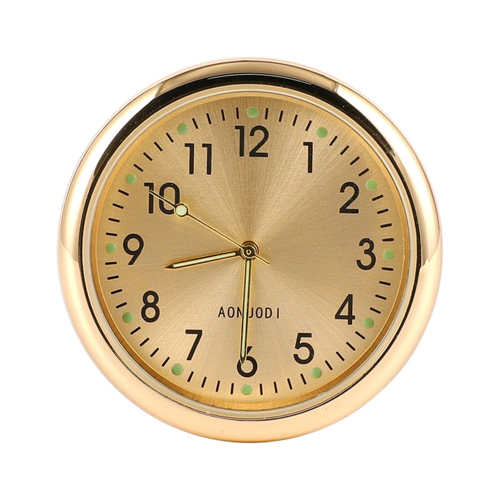 Huanledash Car Clock Round Digital Button Battery Operated High/Low ...