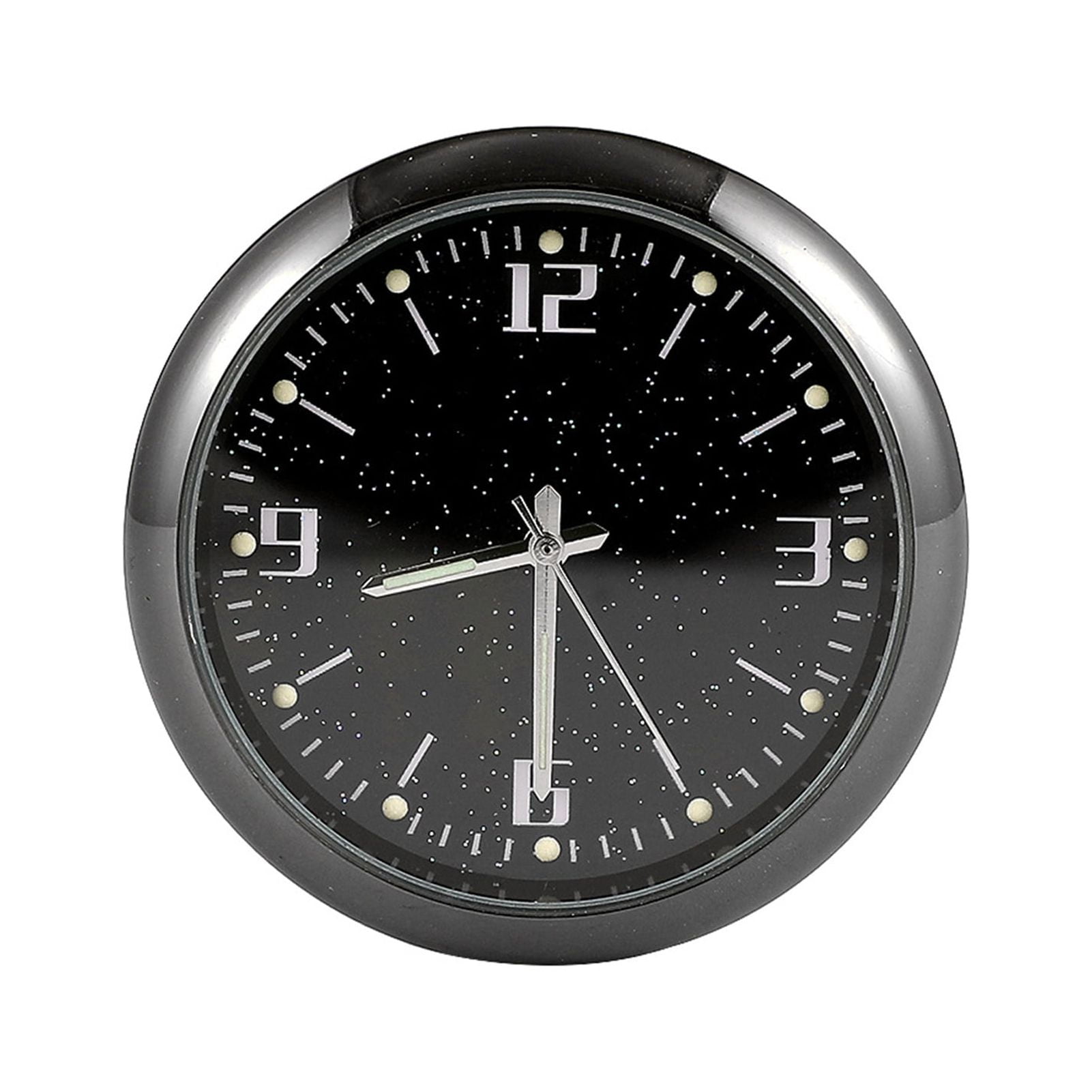 Huanledash Car Clock Round Digital Button Battery Operated High/Low ...