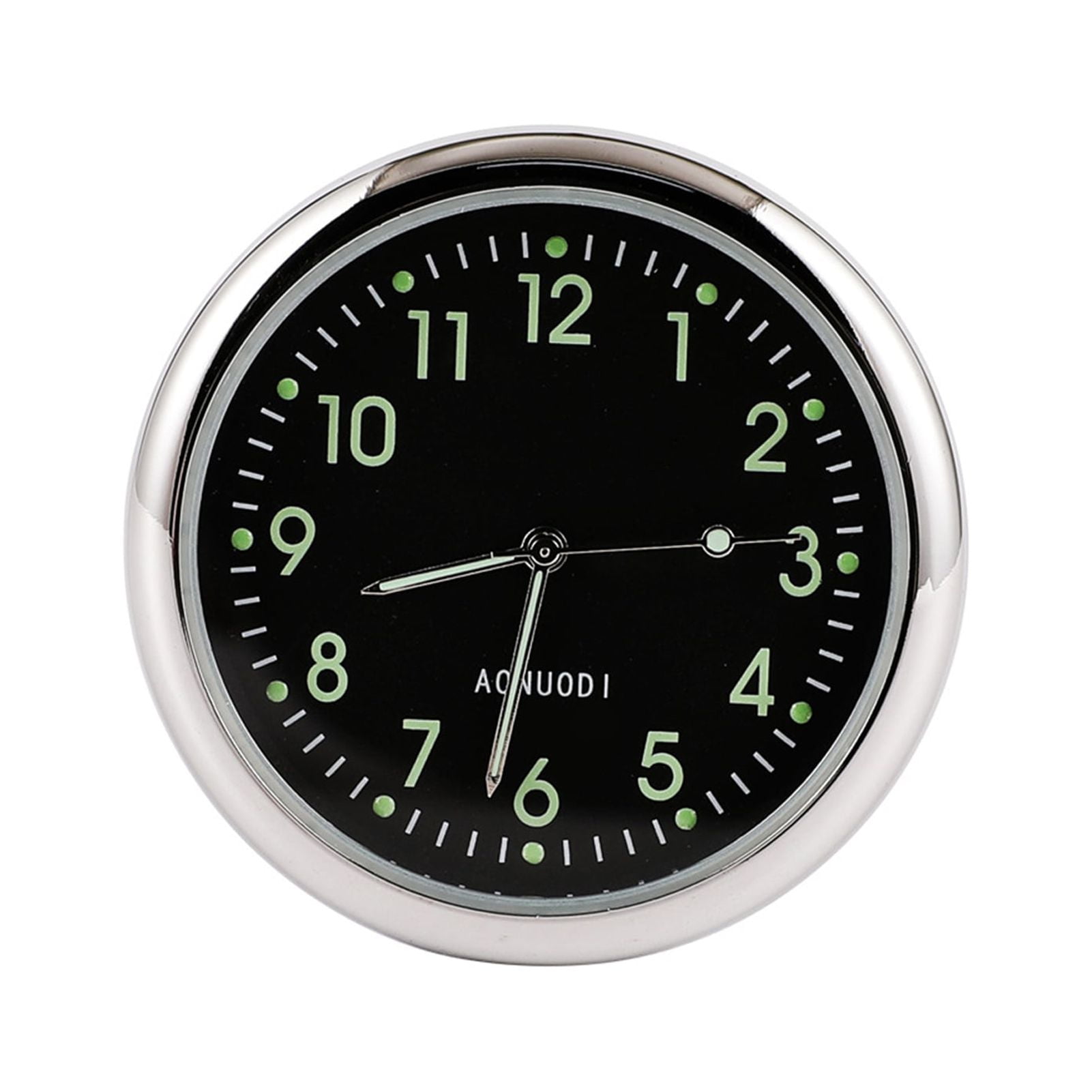 Huanledash Car Clock Round Digital Button Battery Operated High/Low ...