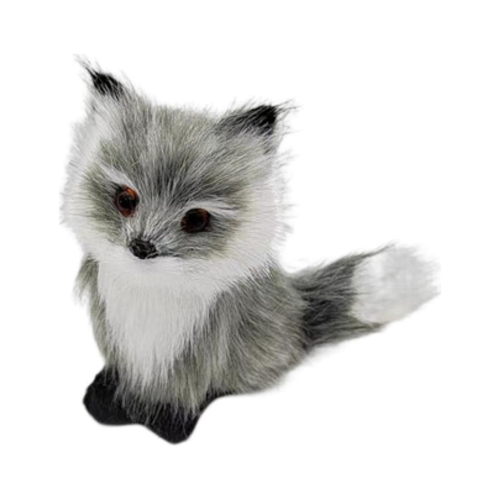 Huanledash Cute Simulation Fox Lovely Realistic Mini Animal Figure ...
