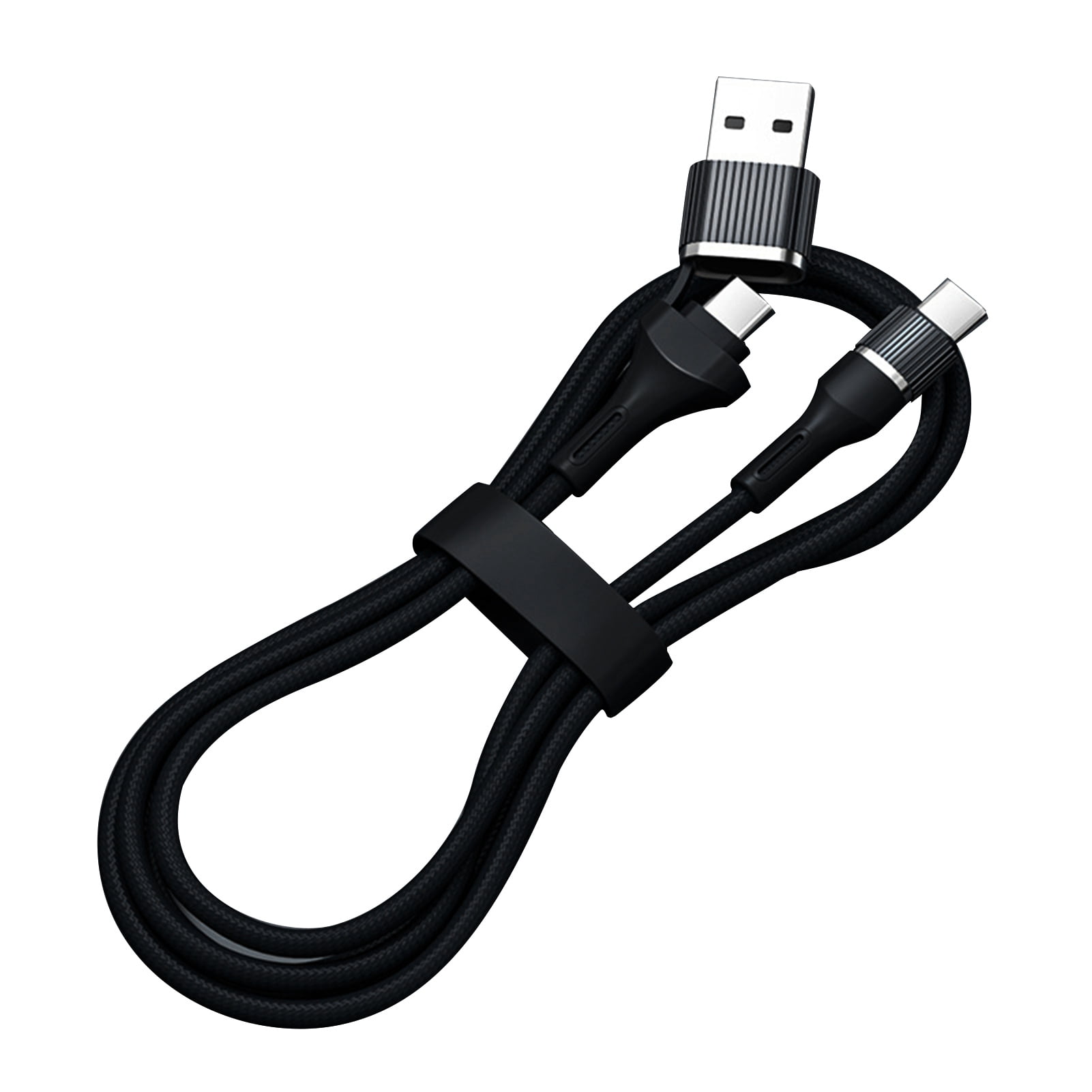 Huanledash Data Cable 2-in-1 Fast Charging PD 60W USB Type-C to Type-C ...
