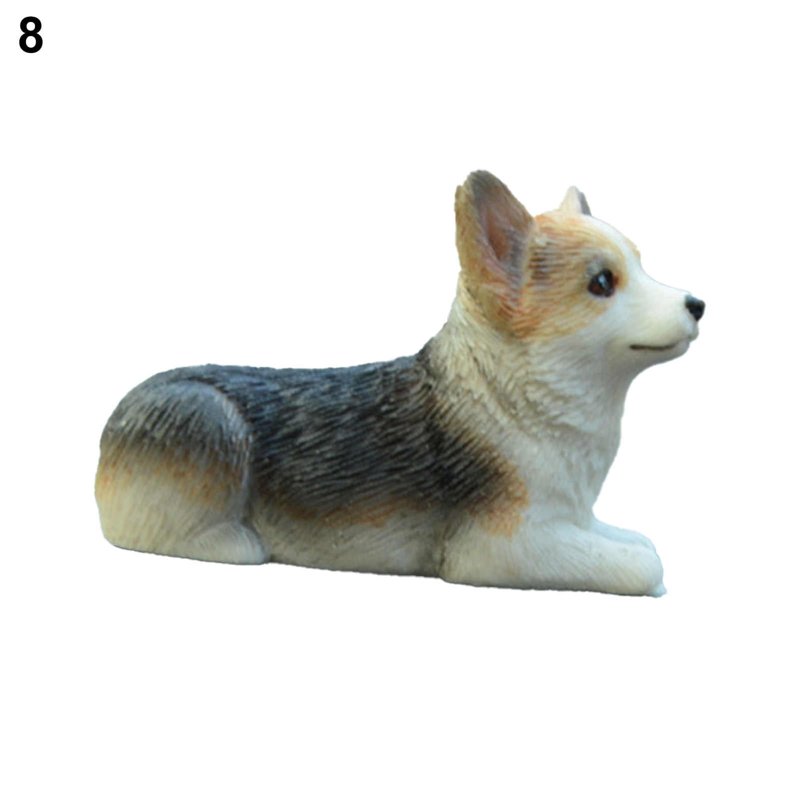 Huanledash Dog Figurines Attractive Adorable Posture DIY Material ...