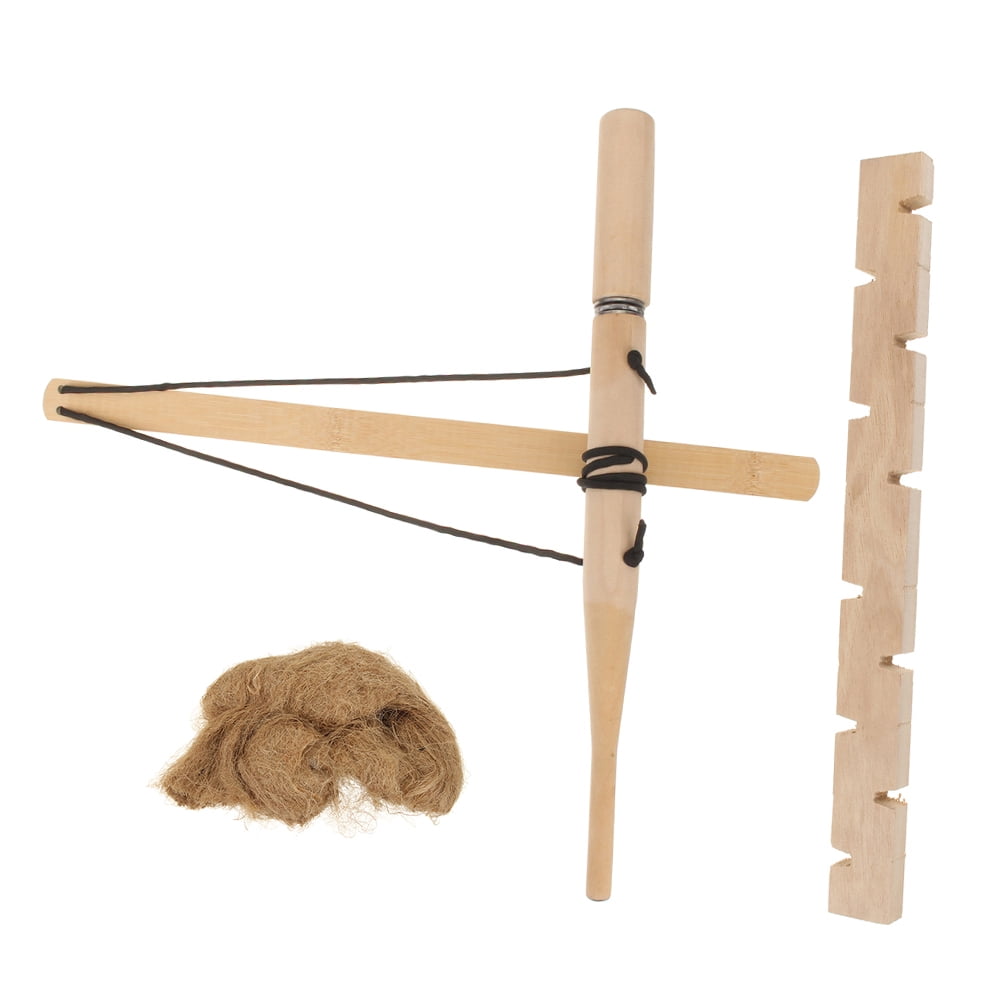 Huanledash Drill Wood Make Fire Bow Kit Survival Camping Outdoor ...