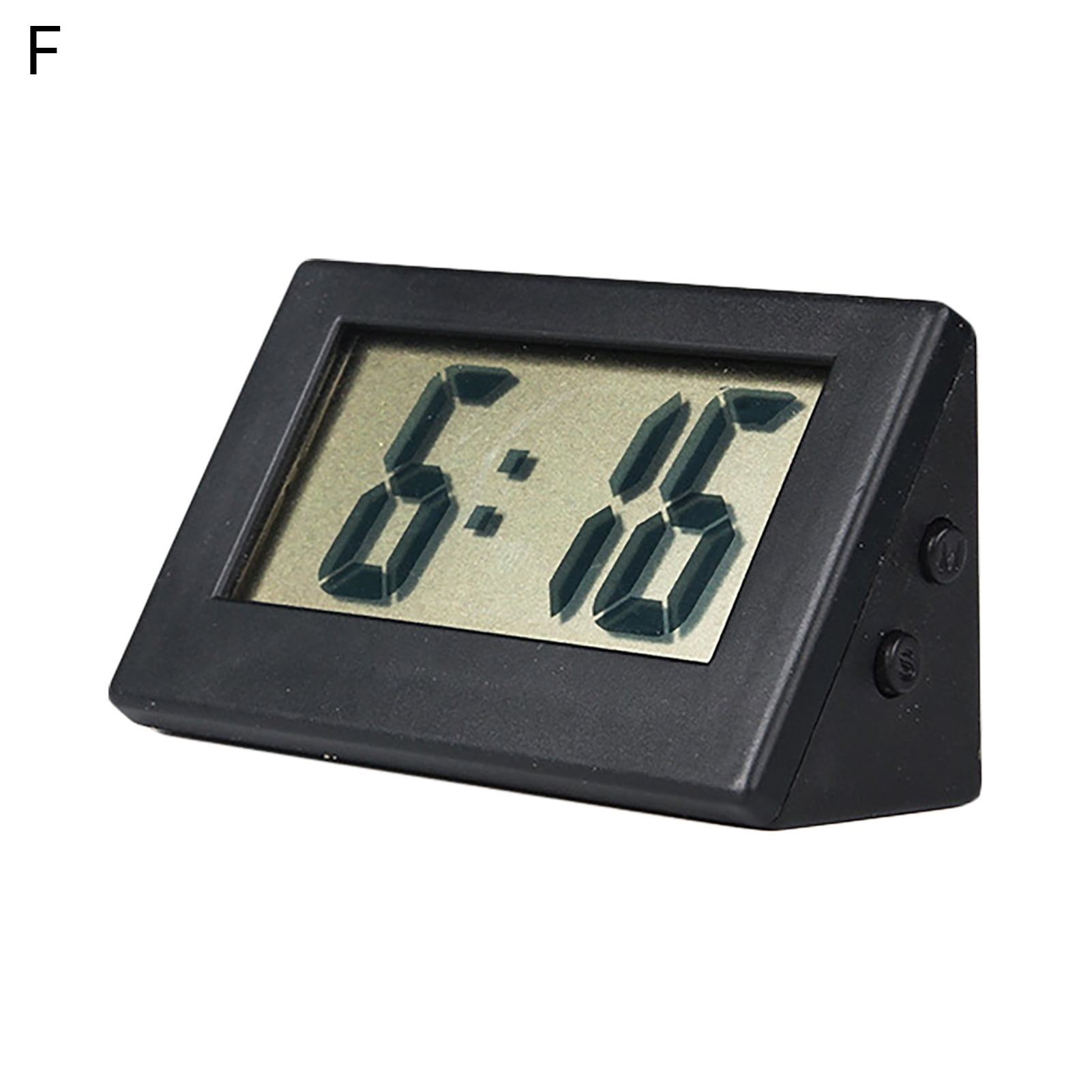 Huanledash Electronic Clock Self-adhesive Mini LCD Display Large Screen ...