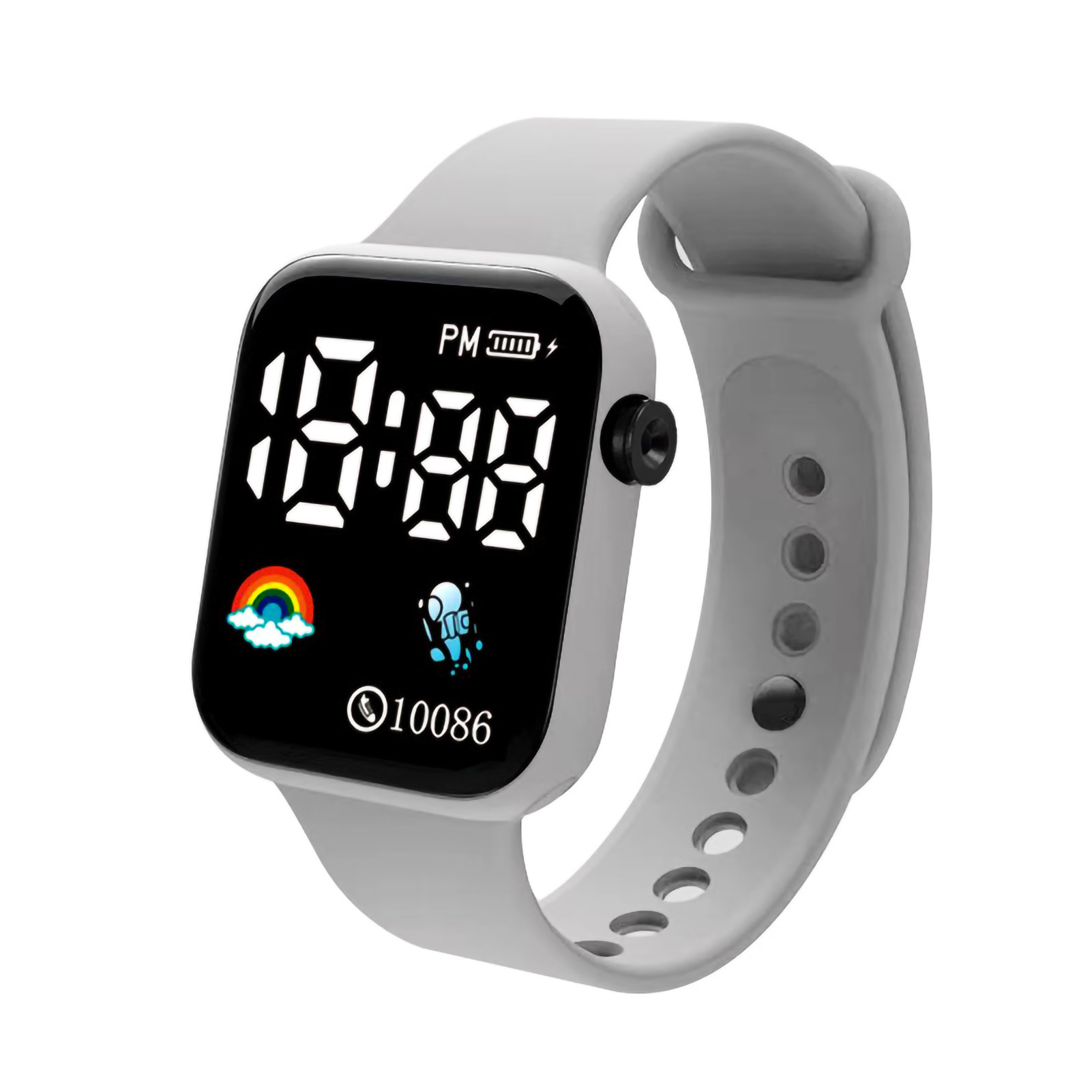 Huanledash Electronic Watch Kids LED Digital Sports Watch Waterproof ...