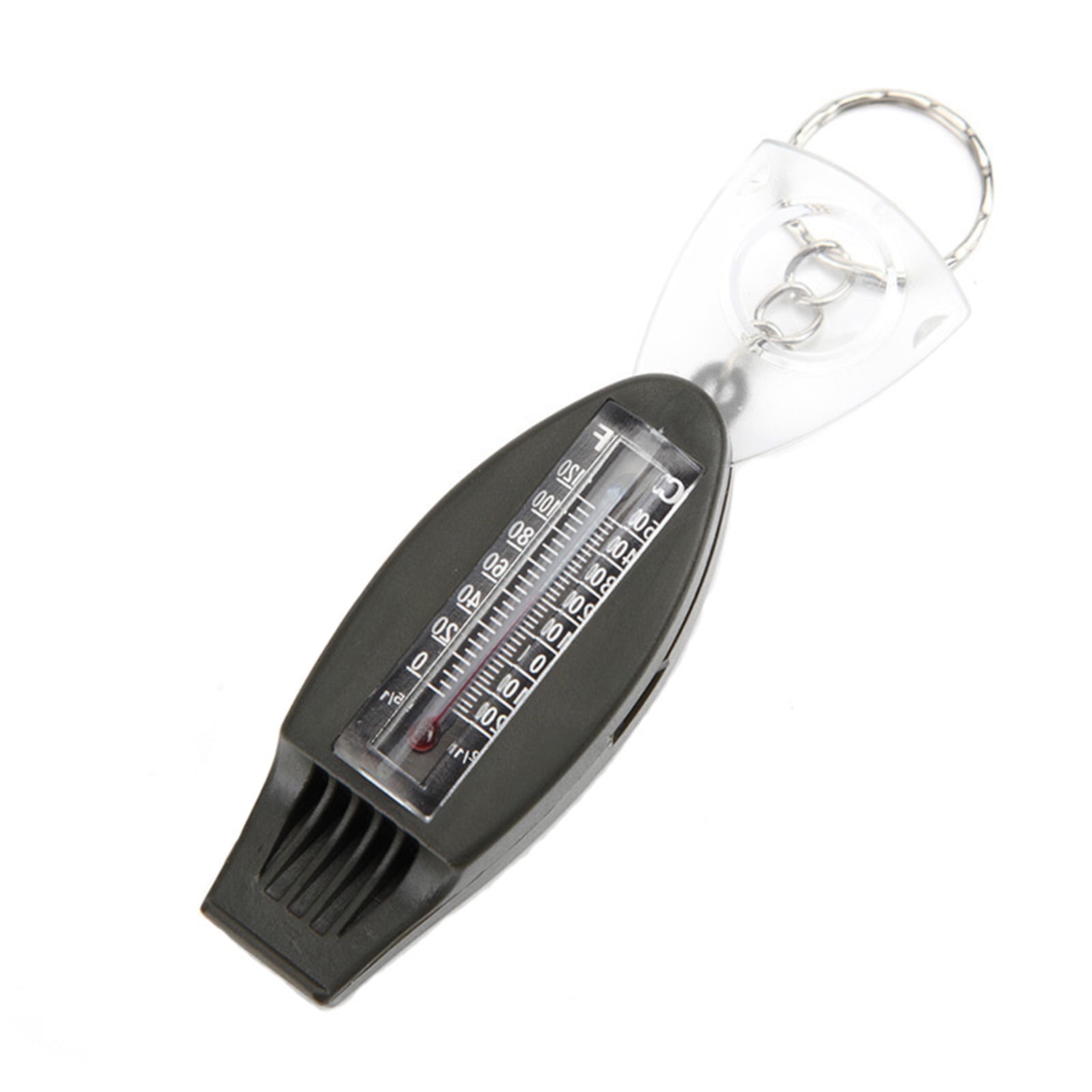 Huanledash Emergency Whistle Compass Magnifier Thermometer Crisp Sound ...