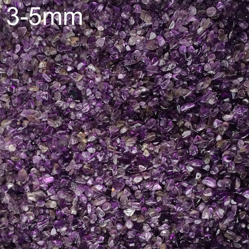 Huanledash Faux Amethyst Healing Reiki Quartz Stone Rock Chips DIY Mini ...