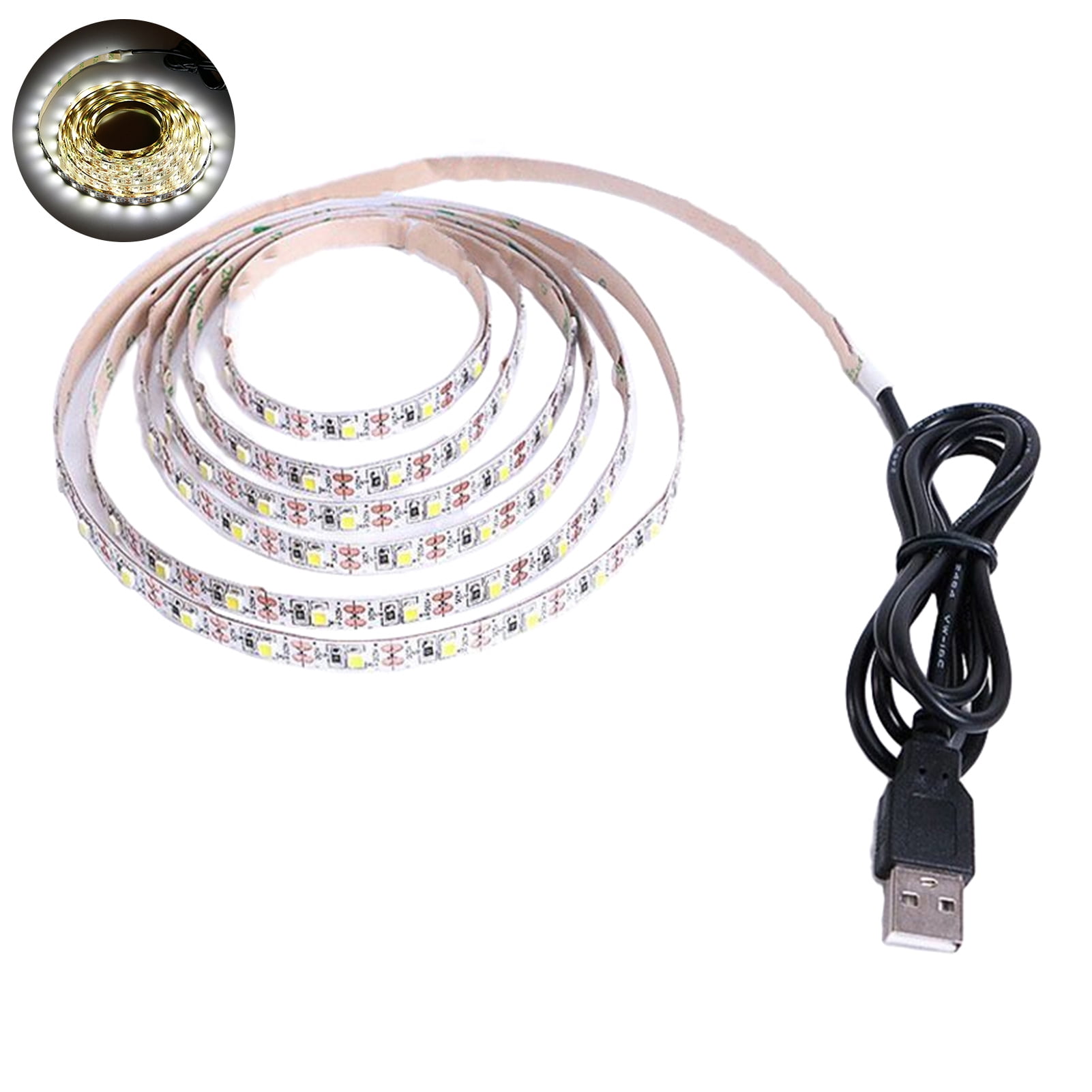 Huanledash Flexible Strip Light Waterproof Self Adhesive High ...