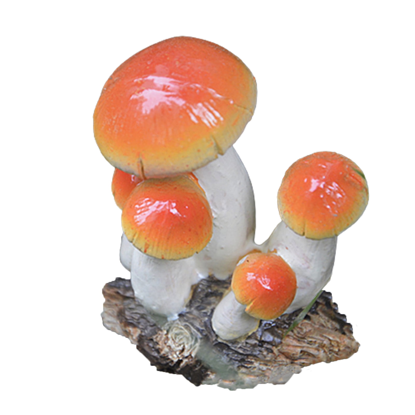 Huanledash Garden Figurine Eco-friendly UV Resistant Resin Mushroom ...