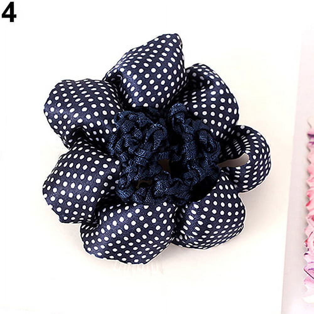 Huanledash Girl Women Dot Shiny Bun Cover Snood Hair Net Nets Ballet ...