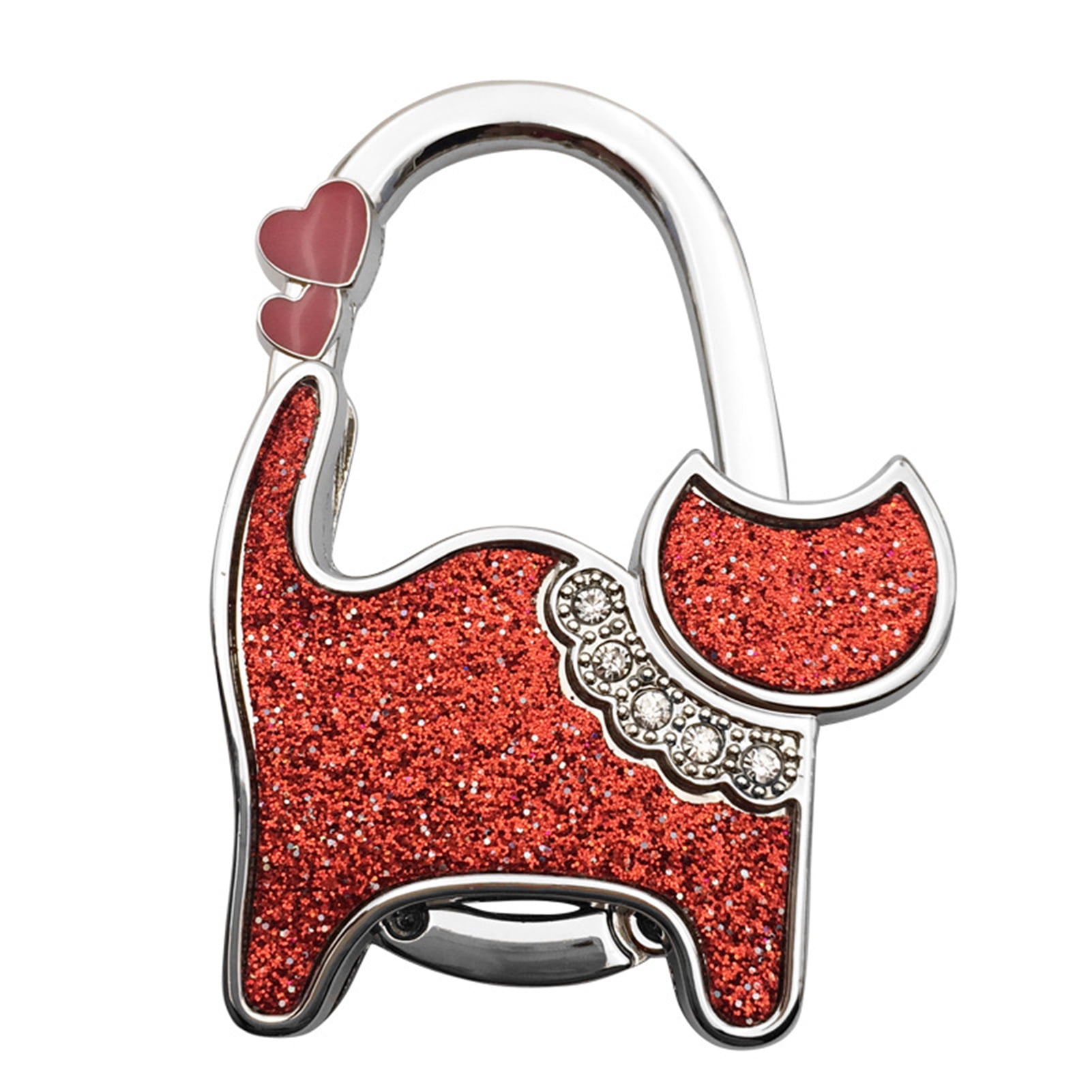 Huanledash Handbag Hanger Easy Carry Reusable Cats Shaped Gift Shining ...