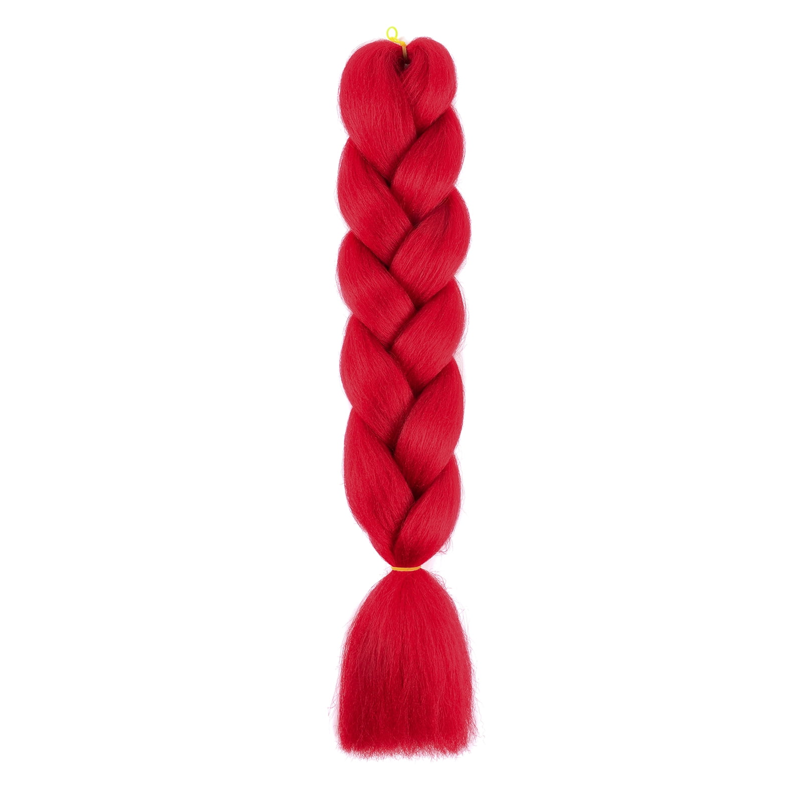 Huanledash High Temperature Fiber Simple Single Color Jumbo Braid Hair ...