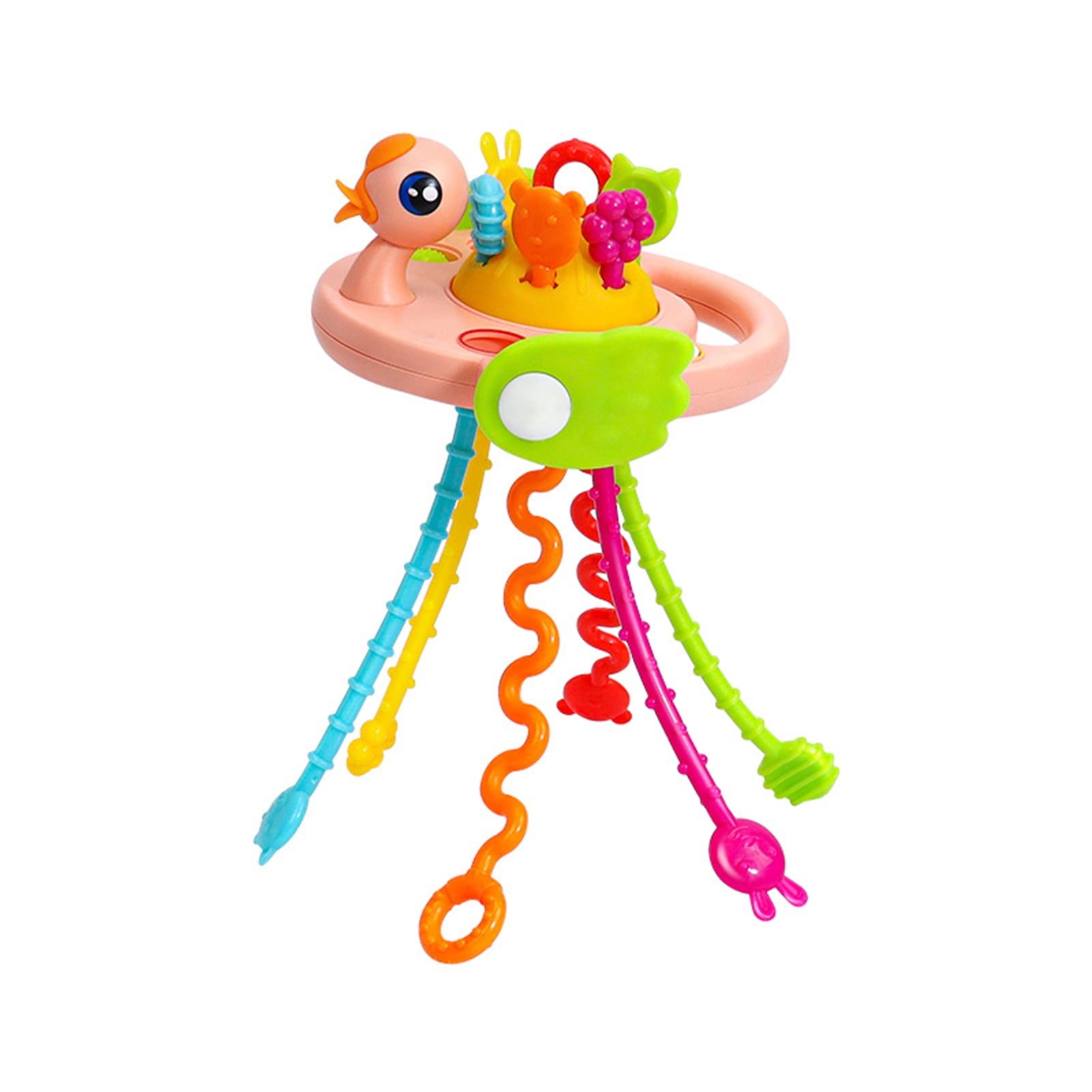 Huanledash Infant Grasping Toy Cartoon Duck Astronaut Multiple Textures ...