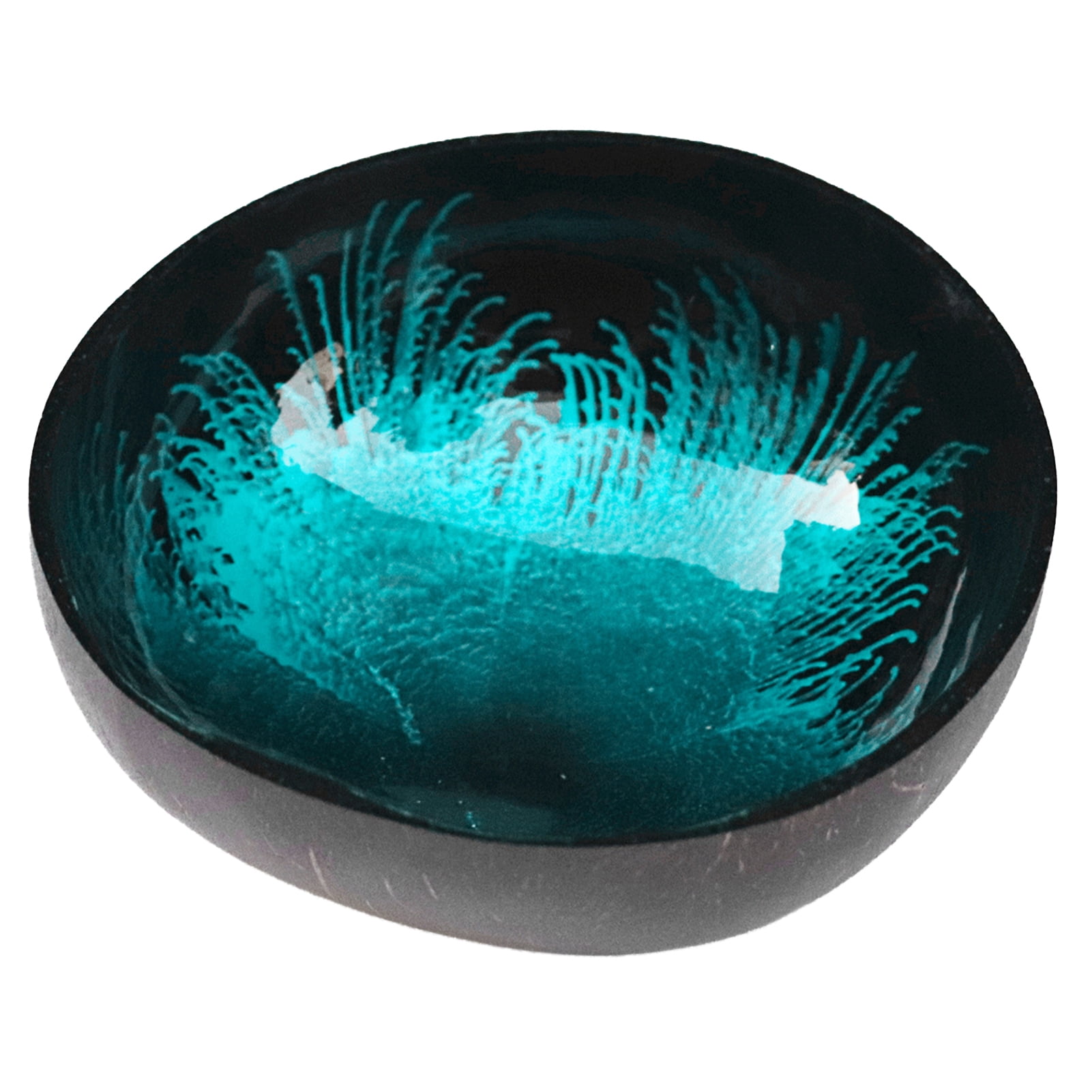 Huanledash Key Storage Tray Coconut Bowl Shell Home Decoration Salad ...