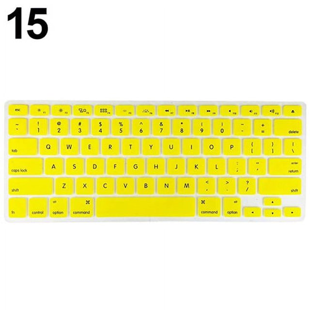 Huanledash Keyboard Soft Case for MacBook-Air Pro 13/15/17 inches Cover ...