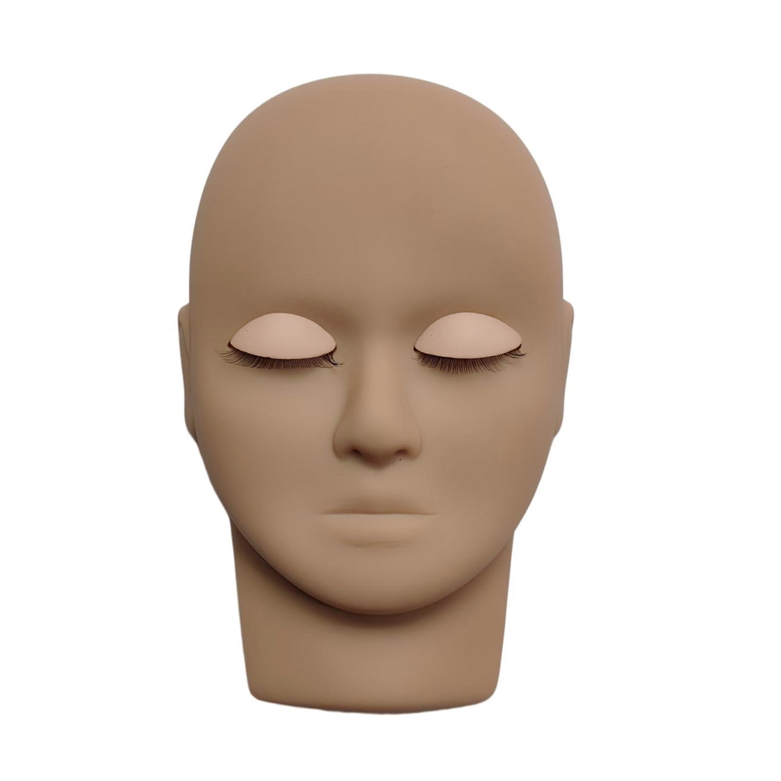 Huanledash Lash Mannequin Head Simulated with Removable Eyelids ...