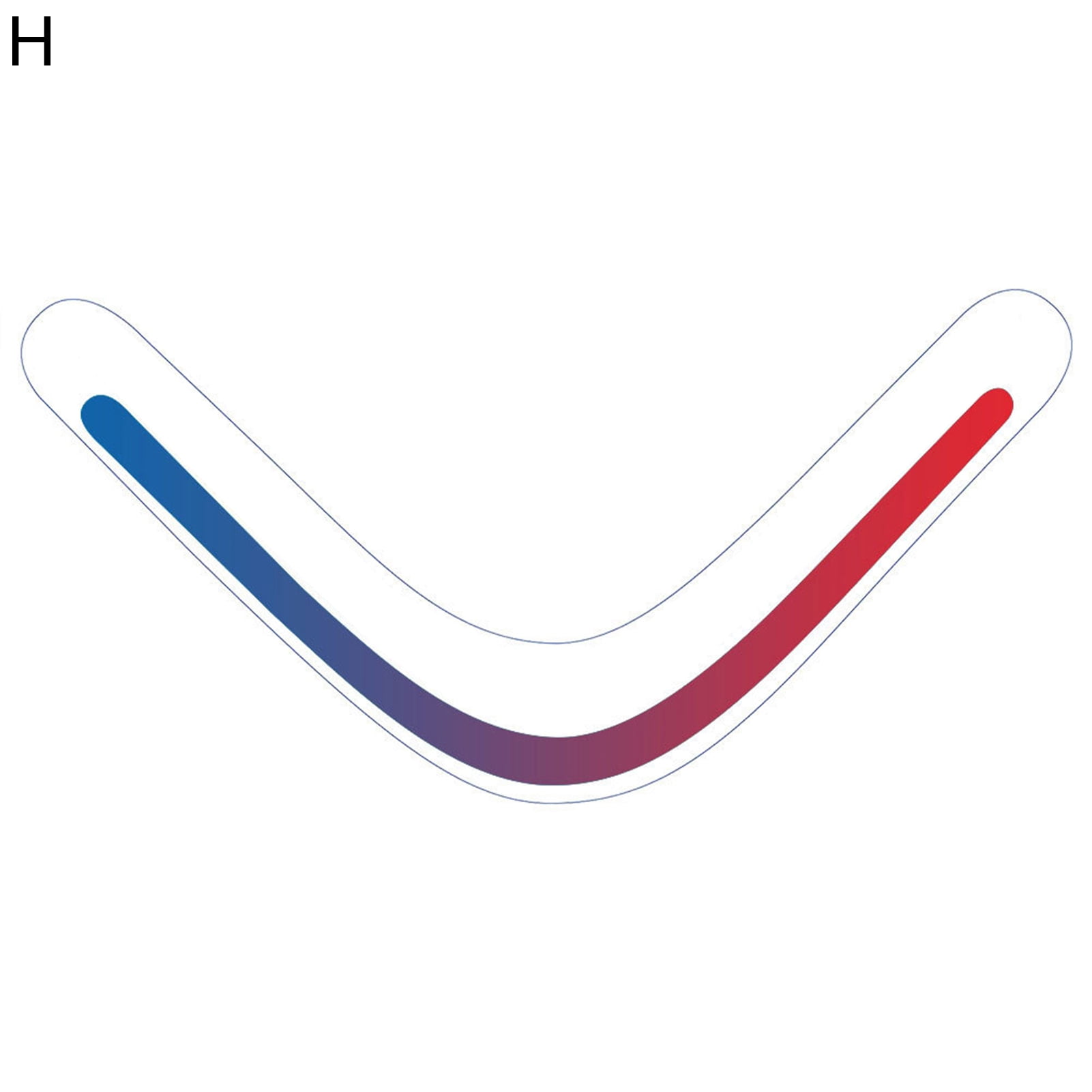 Huanledash Light Bar Skin Stickers Luminous Self-adhesive Gradient ...