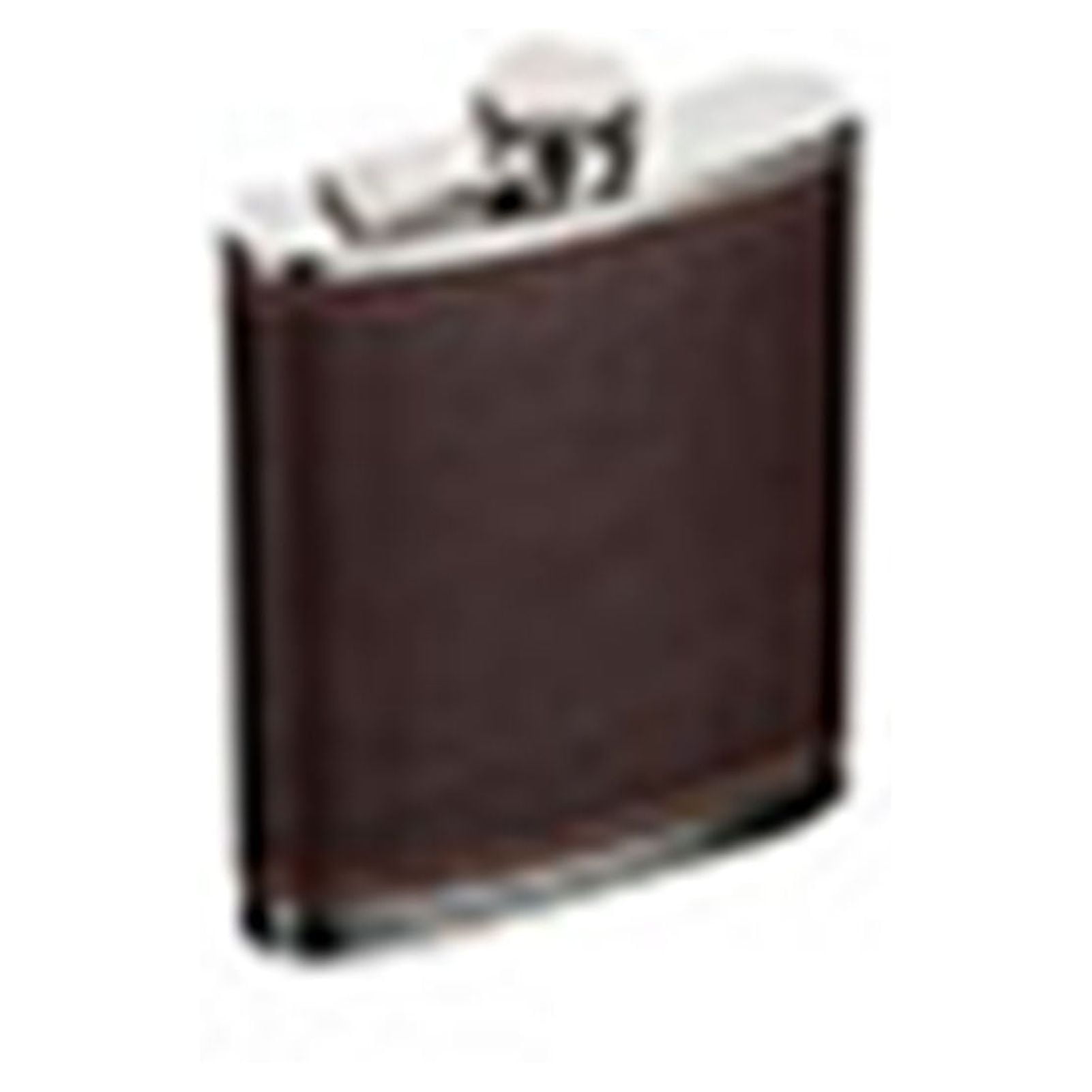 Huanledash Men Faux Leather Wrapped Stainless Steel Vodka Whiskey ...