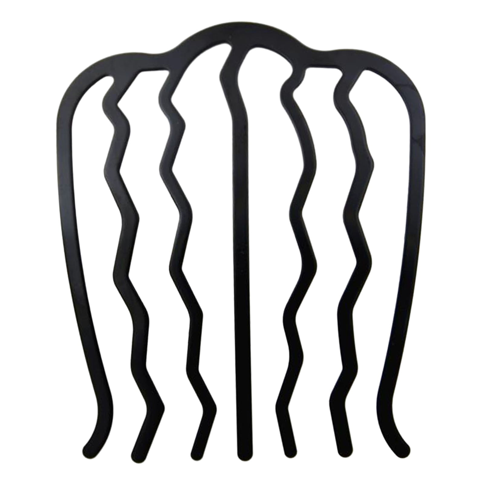 Huanledash Metal Black Hair Fork Clip Women Hair Pin Comb Messy Bun ...