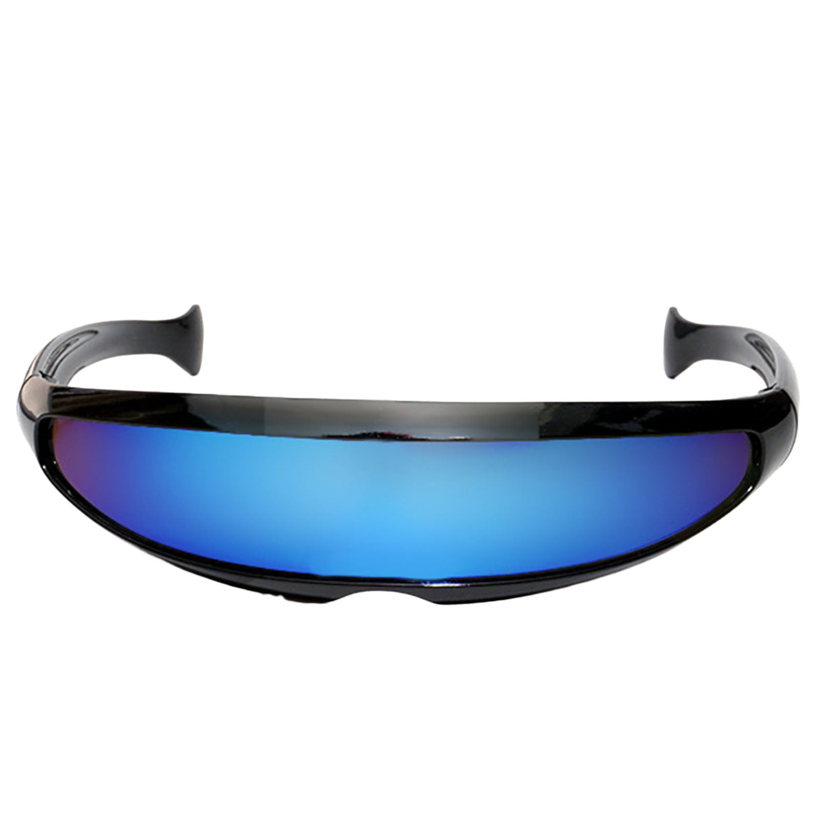 Huanledash Novelty Futuristic Mirrored Sunglasses UV Protection ...
