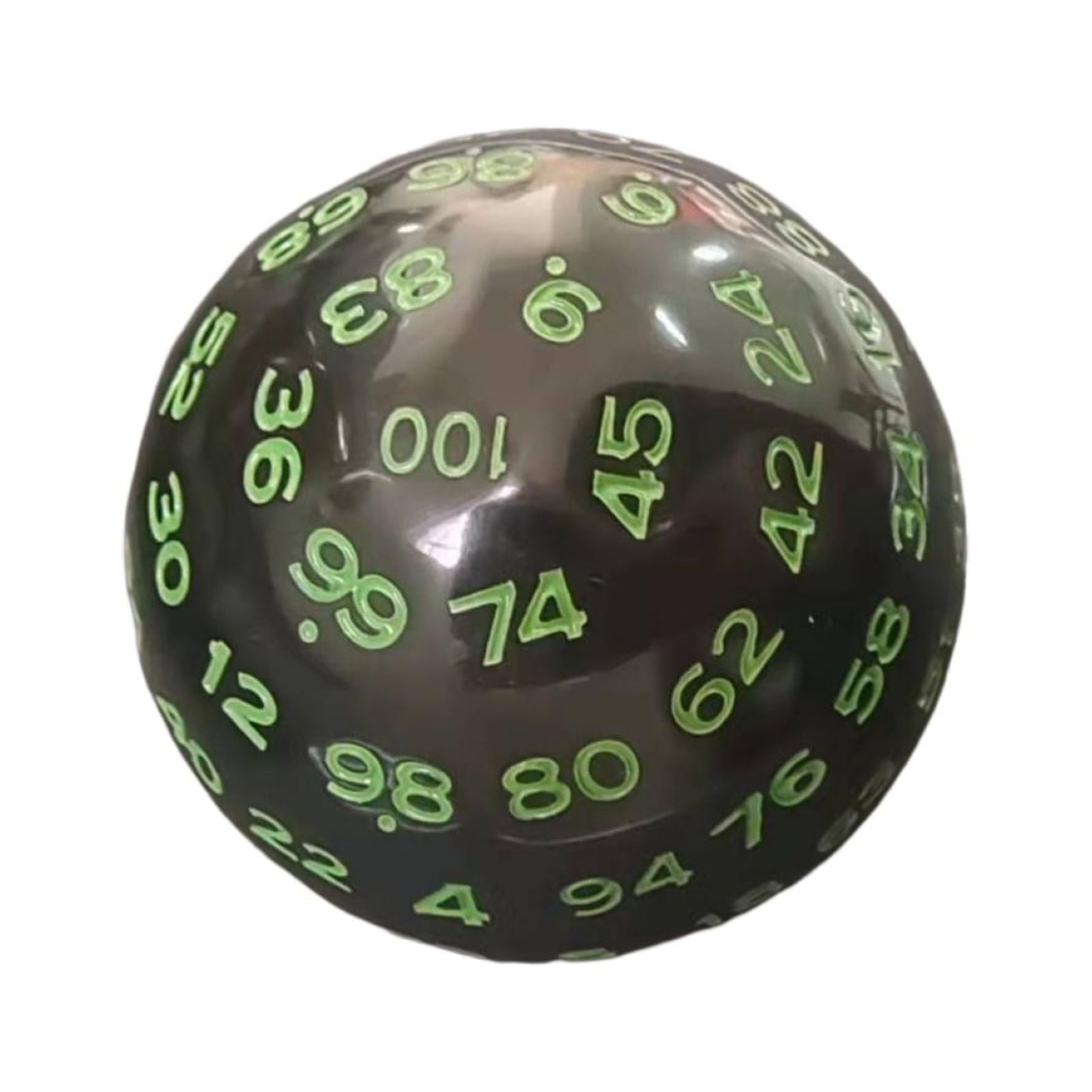 Huanledash Number Dice Multi-sided Engraved Number Bright Color Easy to ...