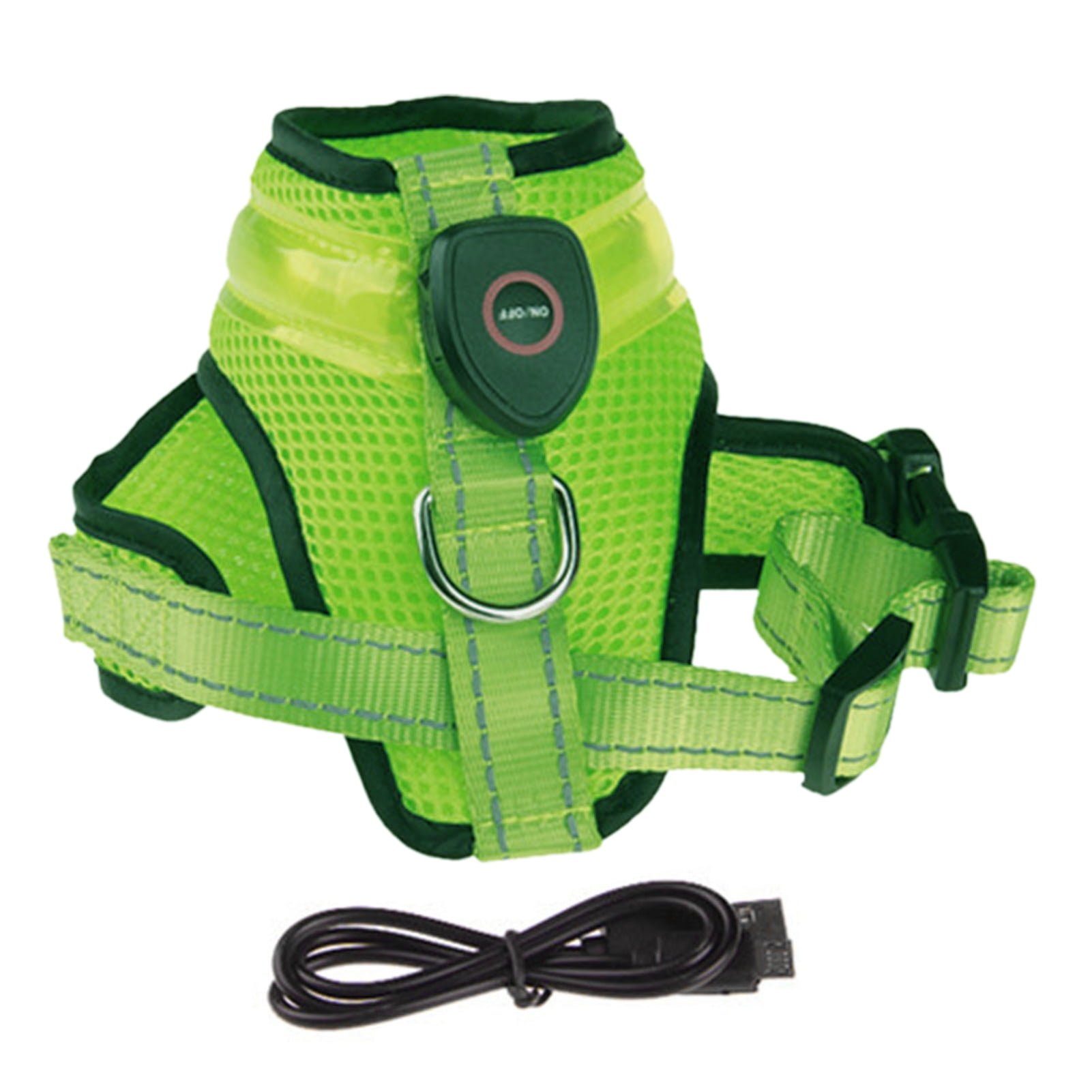Huanledash Pet LED Harness High Brightness Wear Resistant Mesh Fabric ...
