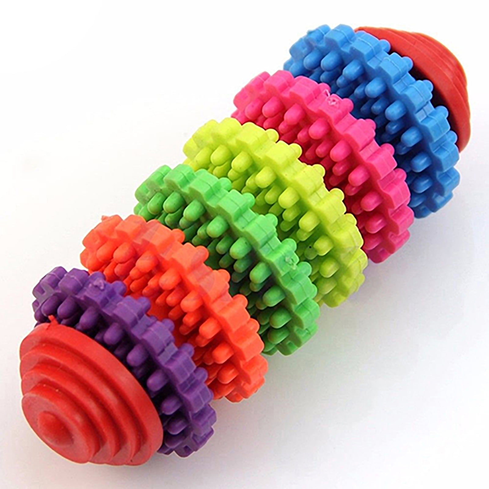 Huanledash Pets Dogs Puppy Colorful Rubber Dental Teething Healthy ...