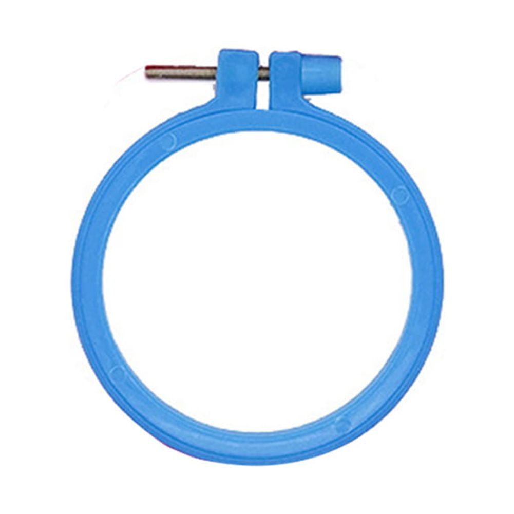 Huanledash Plastic Cross Stitch Embroidery Hoop Circle Sewing Frame DIY ...