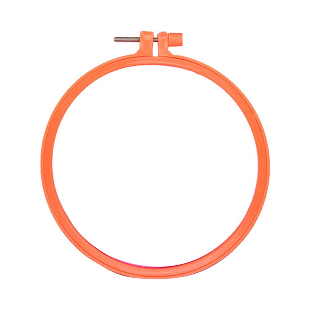 Huanledash Plastic Cross Stitch Embroidery Hoop Circle Sewing Frame DIY ...