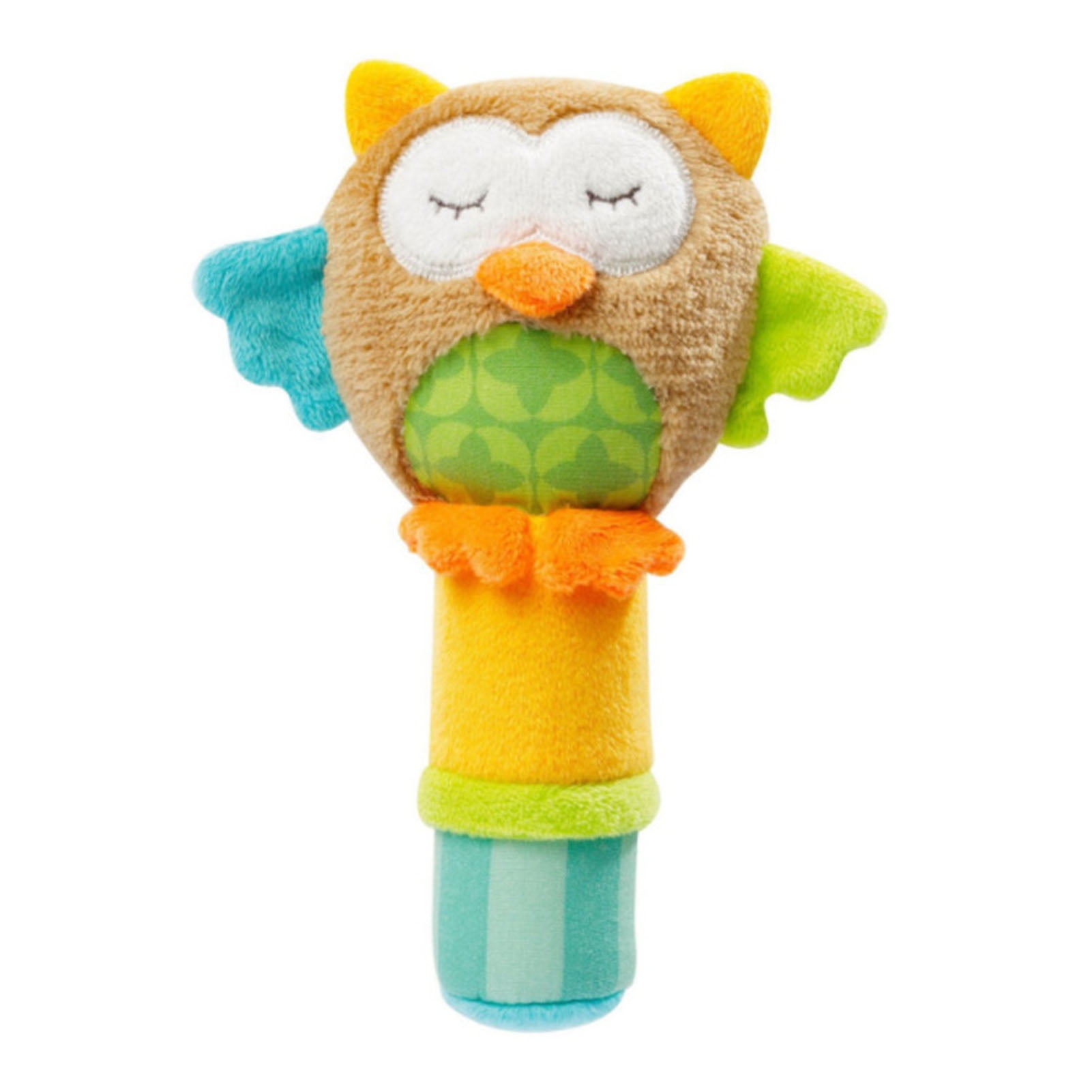 Huanledash Plush Animal Rattle Built-in BB Sounder Cute Bear Sheep Owl ...