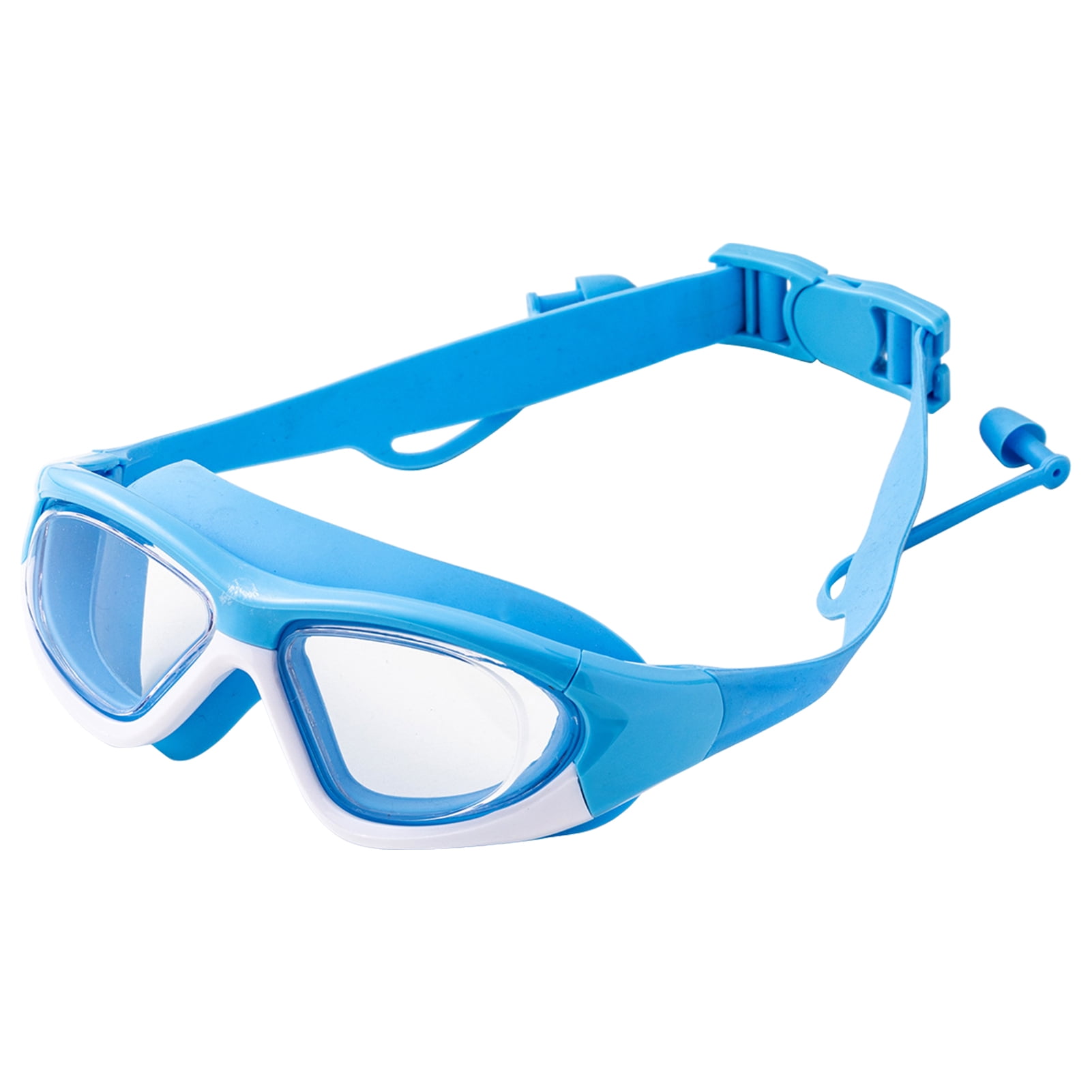 Huanledash Professional Swimming Goggles with Earplugs Safe Wide-angle ...