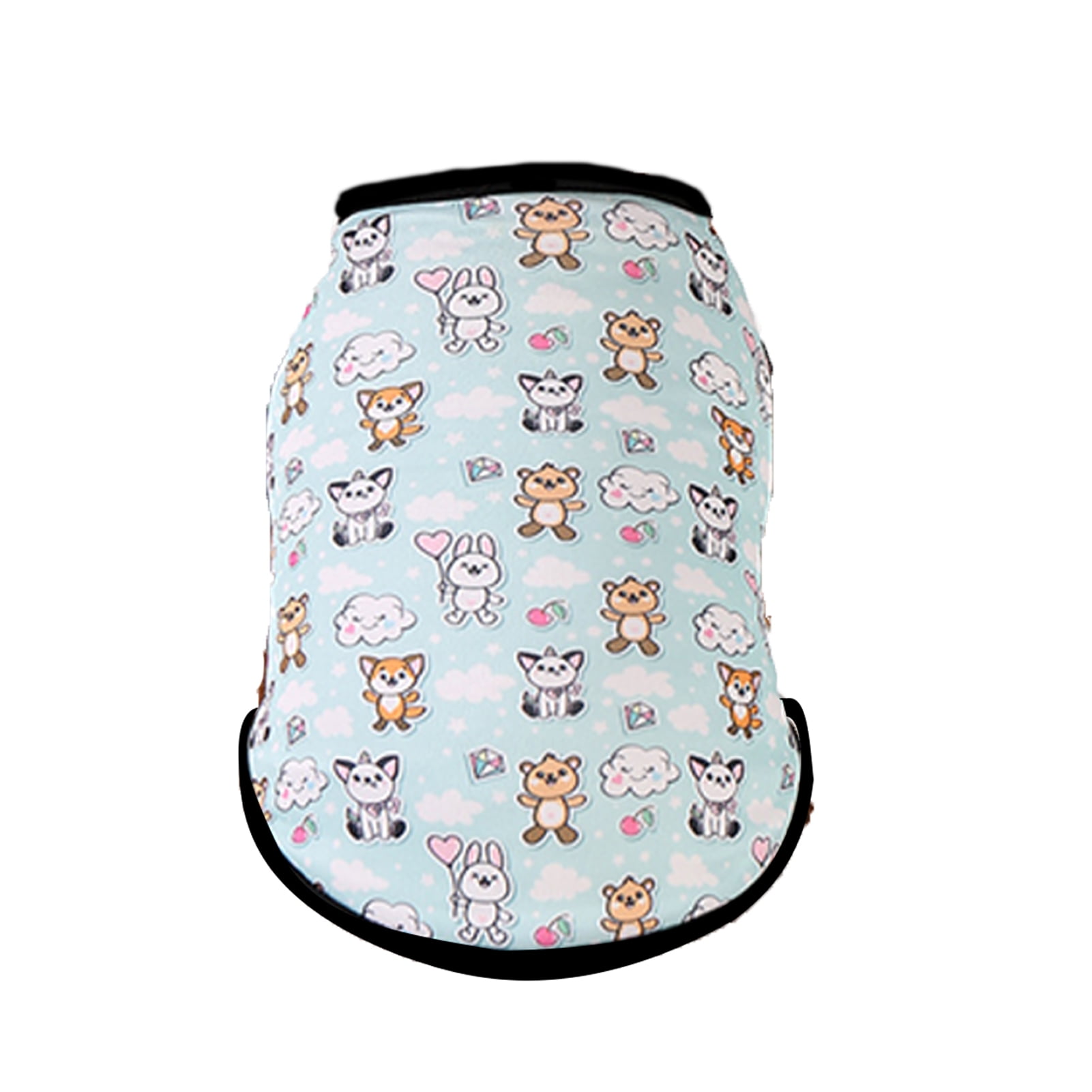 Huanledash Puppy T-Shirt Cartoon Printing Adorable Polyester Two-legged ...