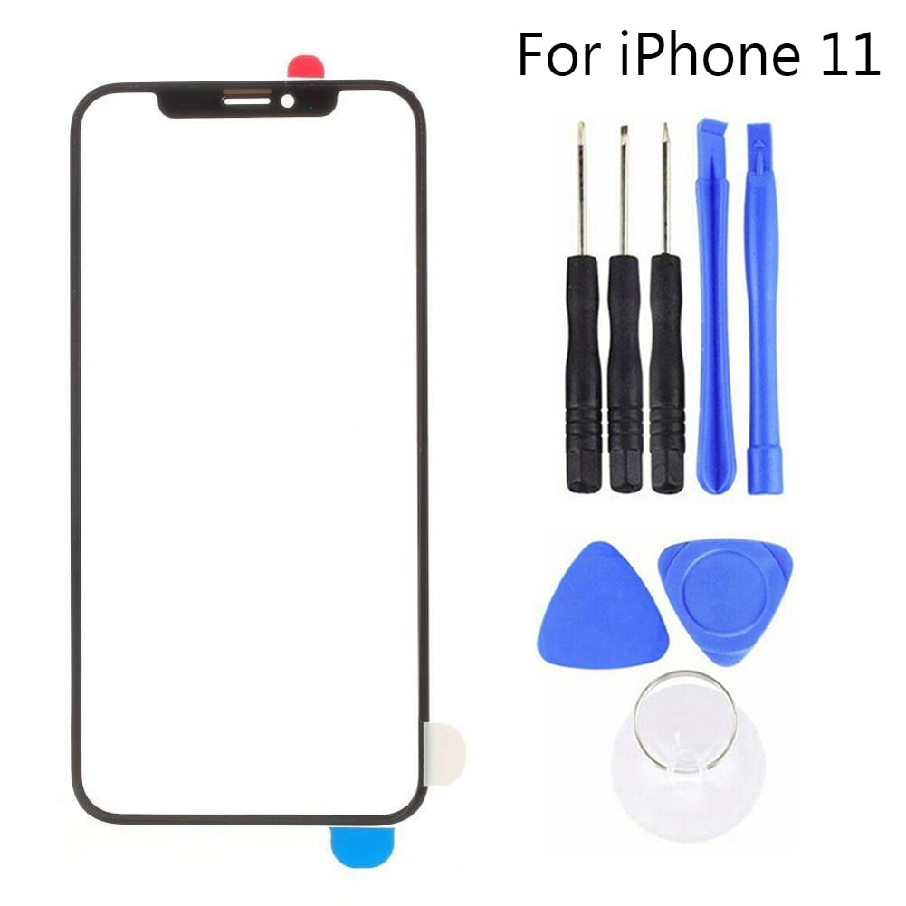 Huanledash Replacement Outer Front Glass Screen Repair Kit for iPhone X ...