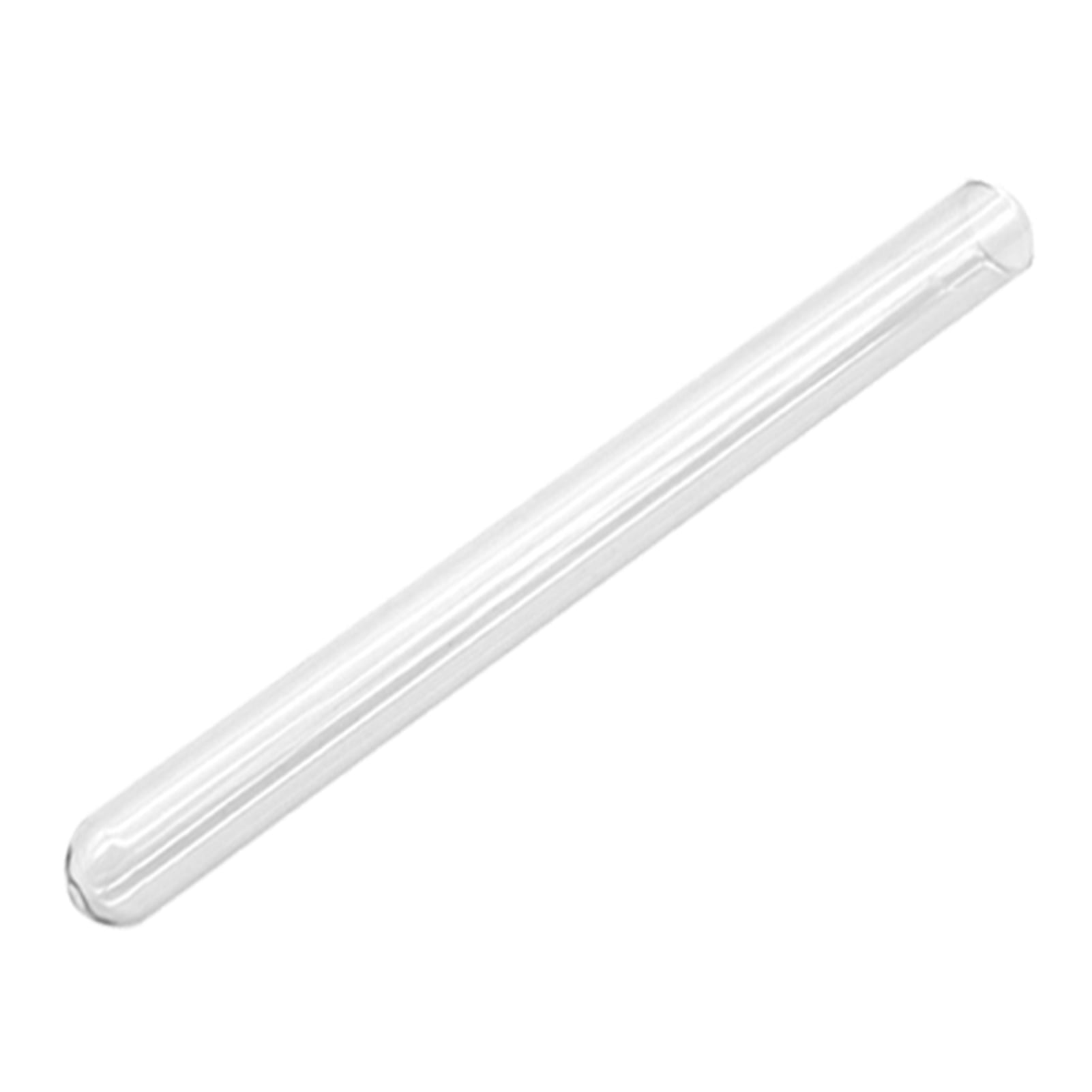 Huanledash Round Bottom Baking Mouth Glass Test Tube Vial Experiment ...