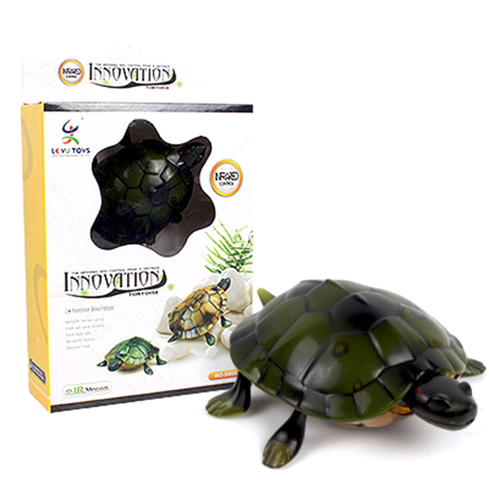 Huanledash Simulation Infrared Remote Control Electric Luminous Turtle ...
