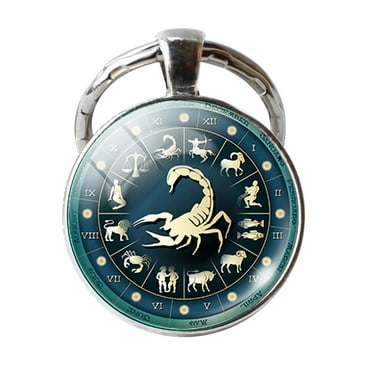 Claire's Tween Accessories Zodiac Keyring with Gemstone Star and Pink ...