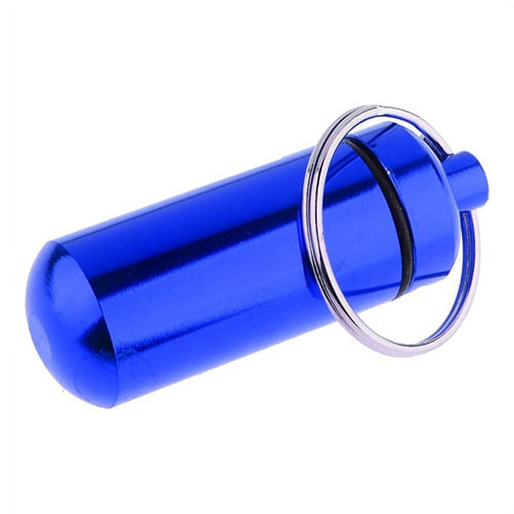 Huanledash Small Tablets Holder Pill Case First Aid Container with Key ...